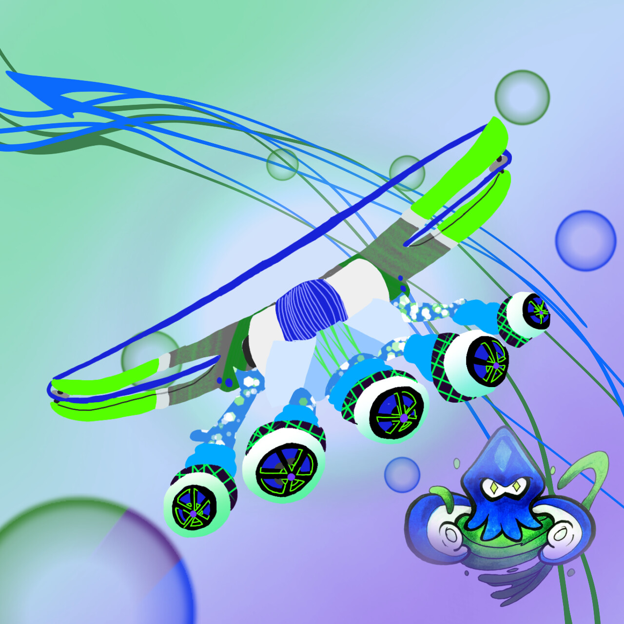 ArtStation - Splatoon 3 × Phantom Corporation: Season 4 (Krakens Ink ...