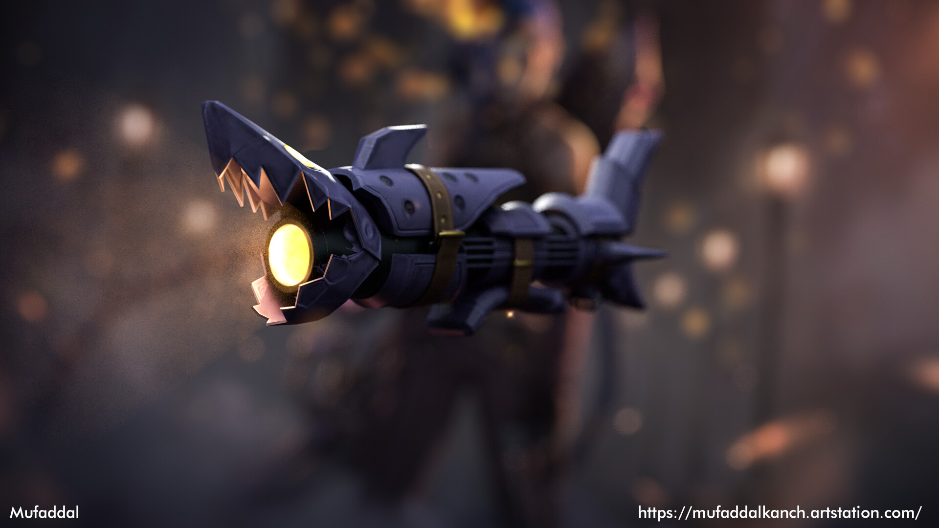 ArtStation - Shark Rocket Launcher - Arcane Jinx