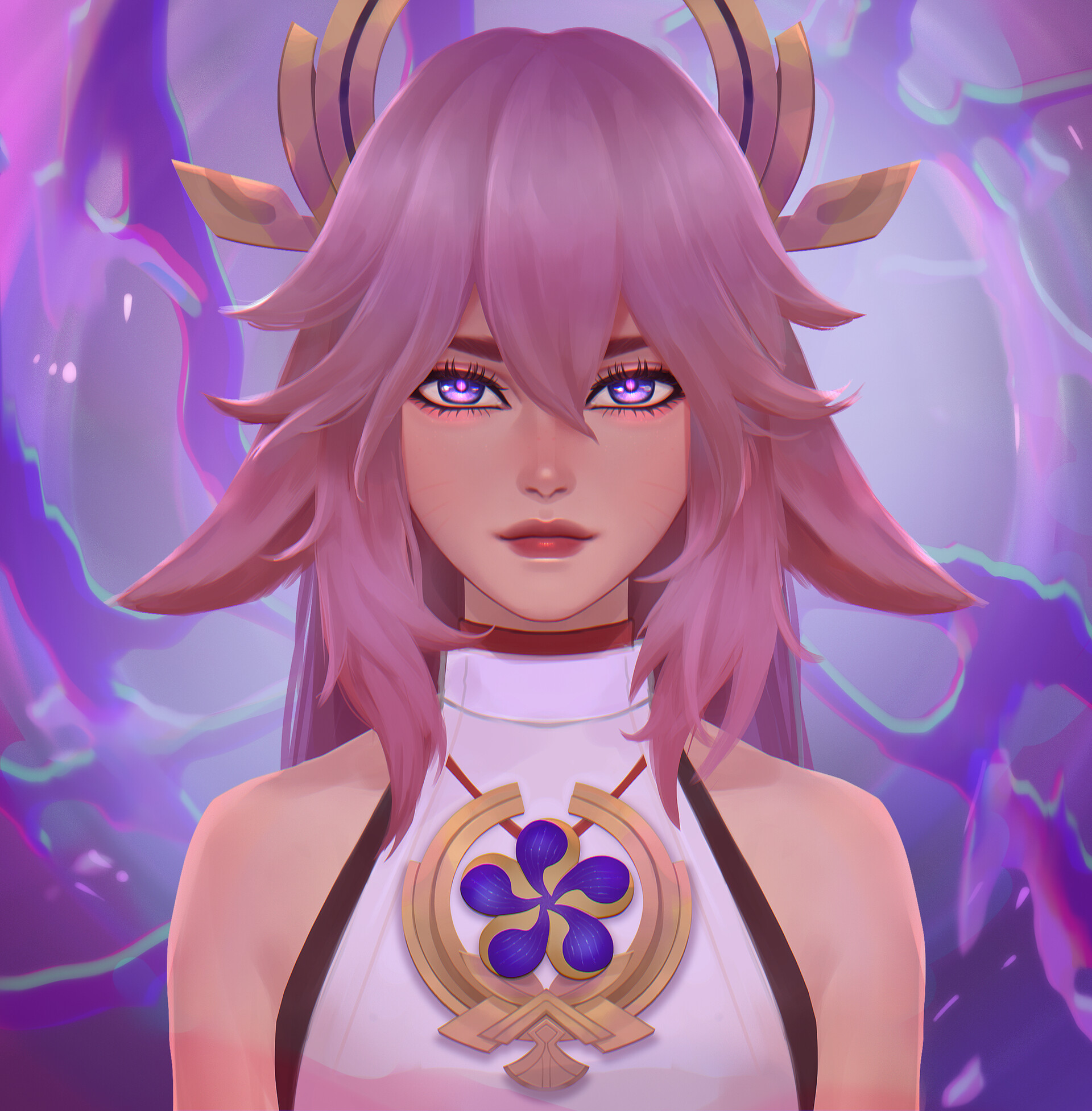 ArtStation - Yae Miko Fan Art