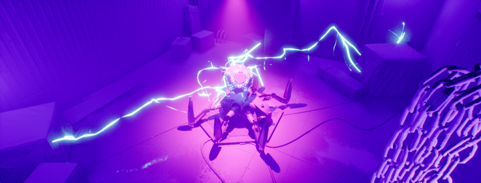 Ismaël St-Pierre - Houdini Procedural Lightning Generator