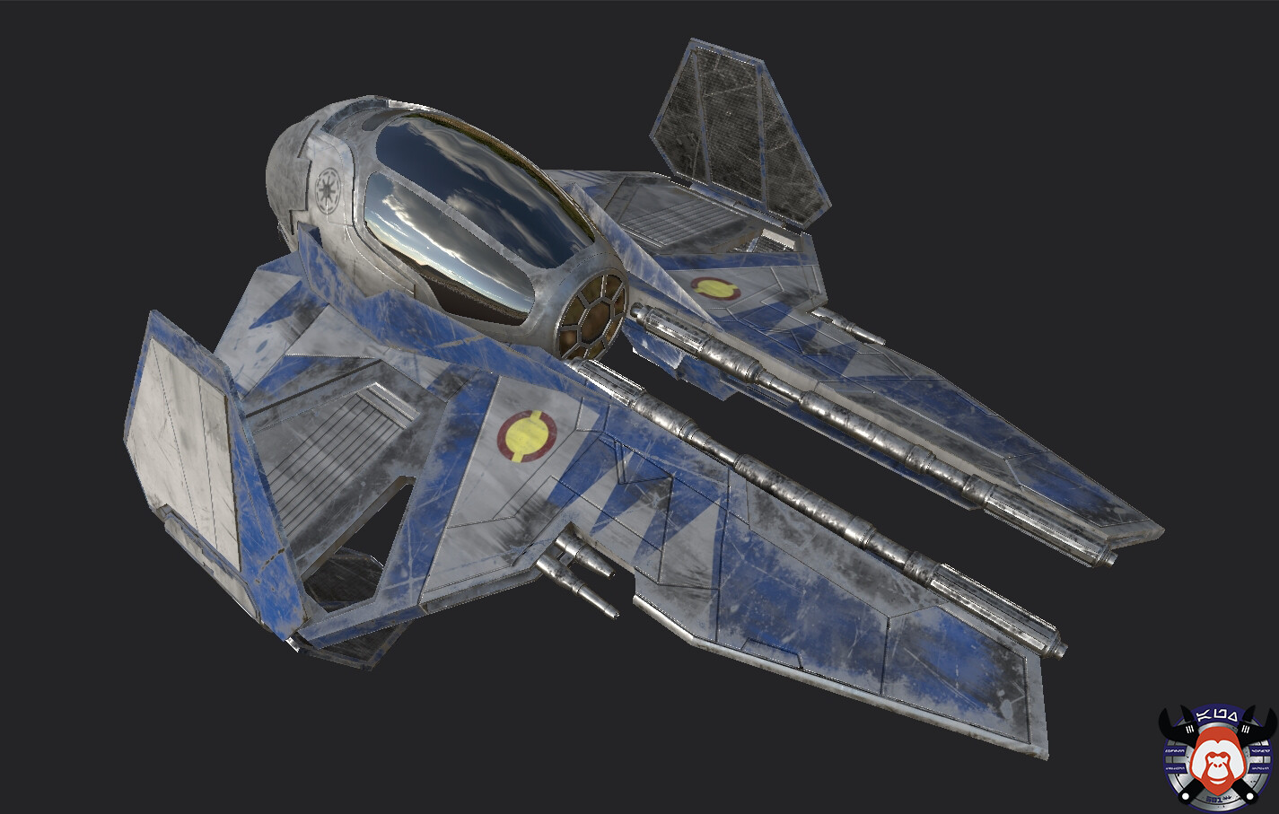 Nick Learn - ETA-2 Actis Class Starfighter (Clone Variant)