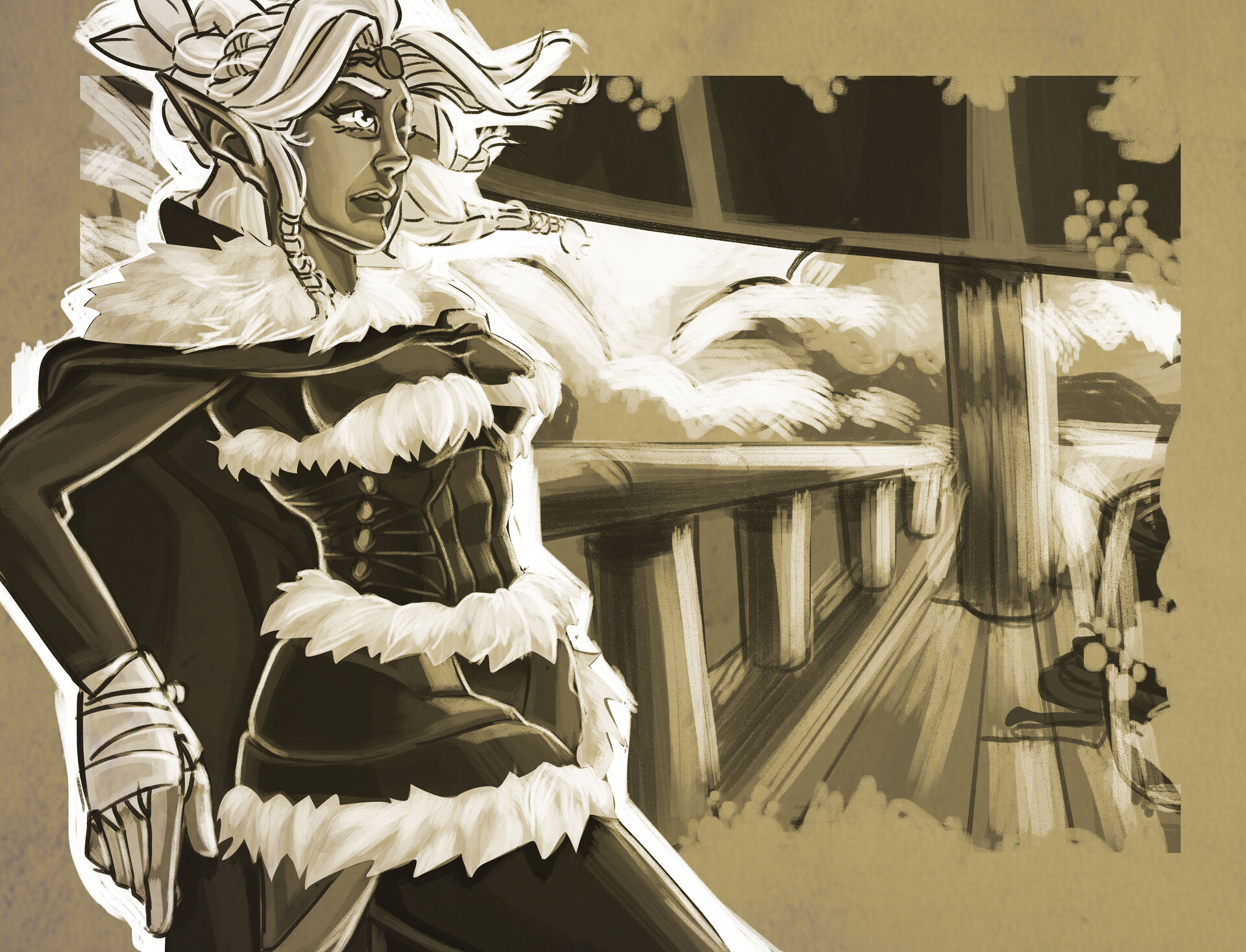 ArtStation - Scene Moyri Staring the horizon.