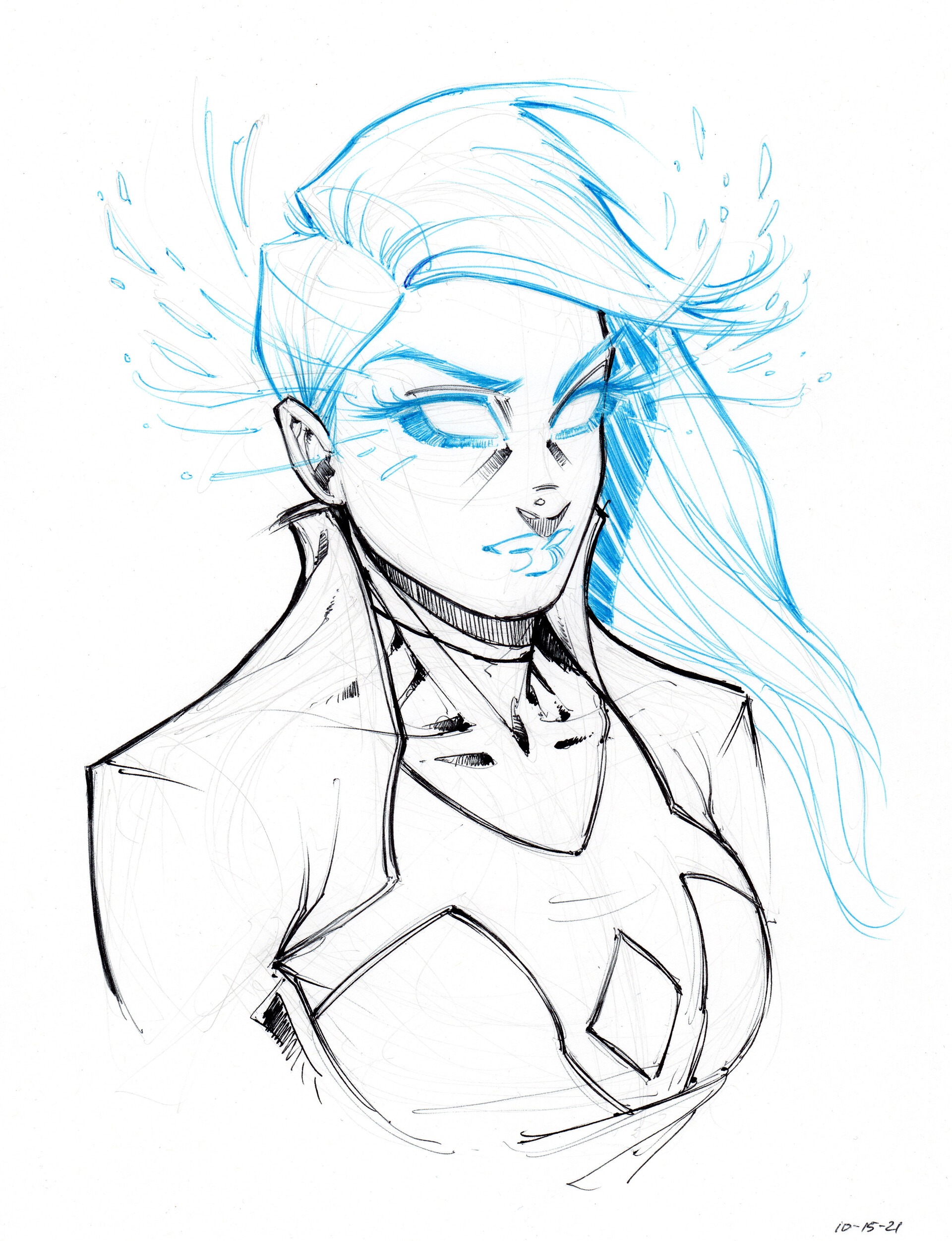 how to draw superhero concept art