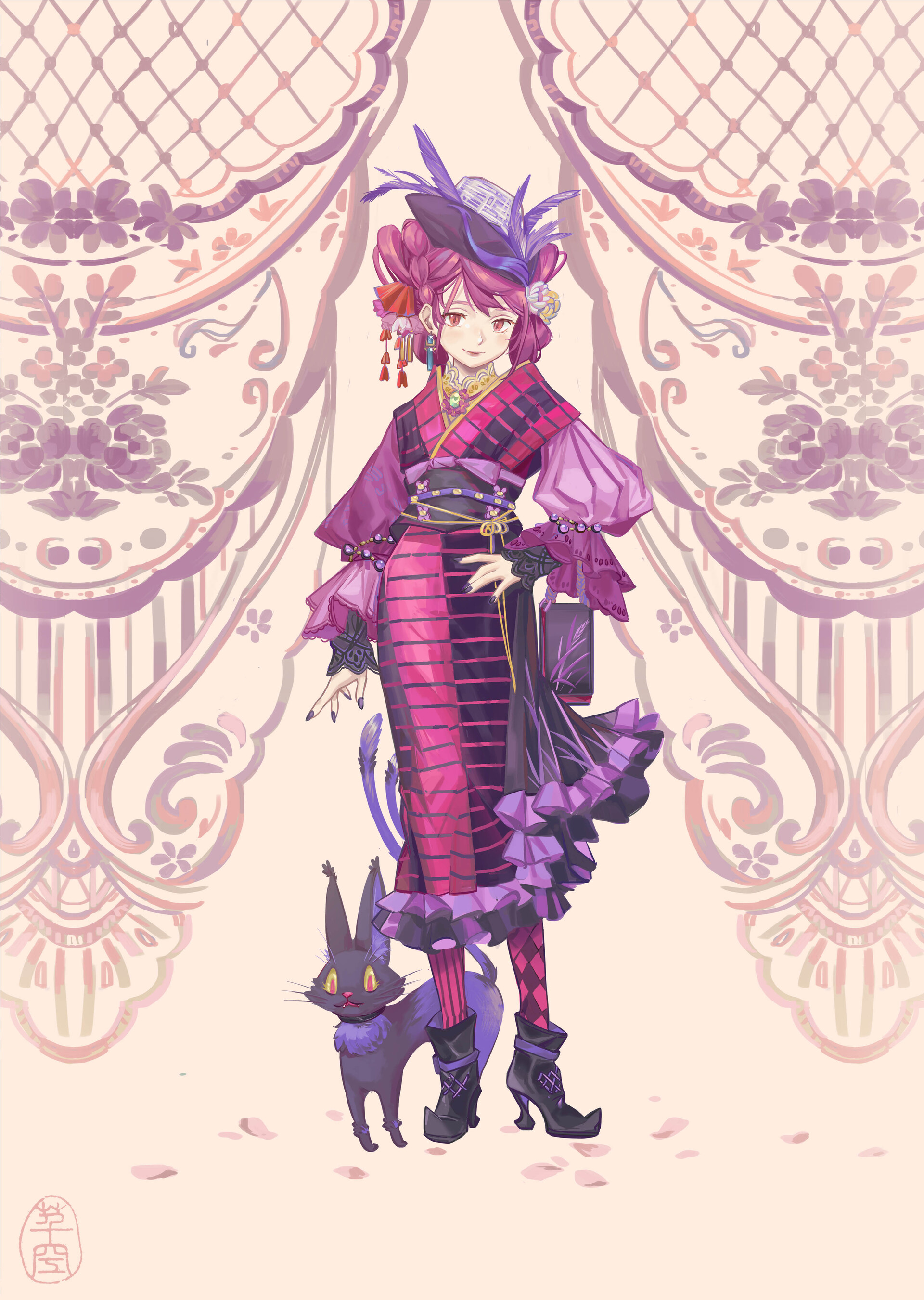 ArtStation - fantasy witch #4 Tie