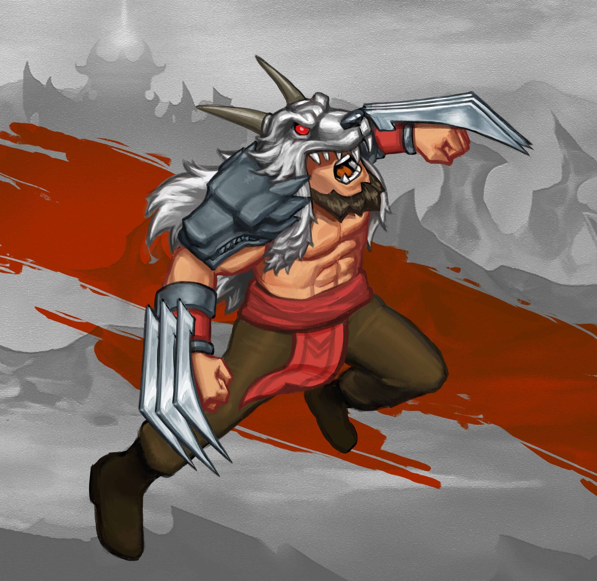 ArtStation - Hellwolf Character Design