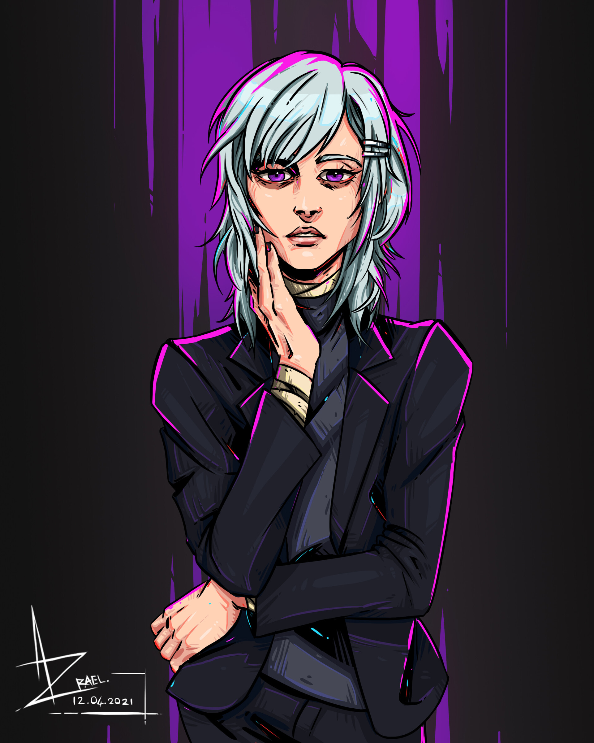 ArtStation - Grey, OC Commission