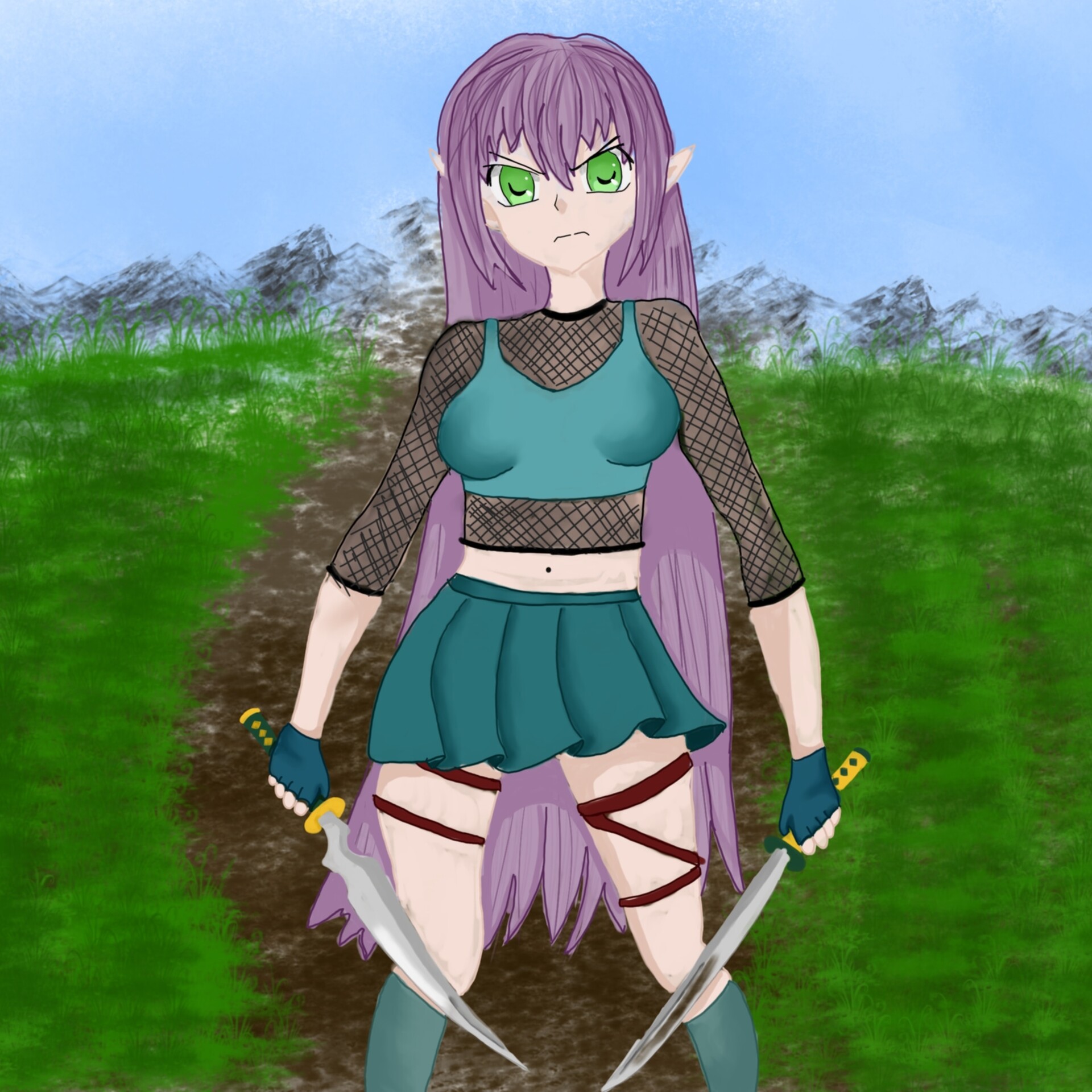 ArtStation - Sylliah - The Angry Elf