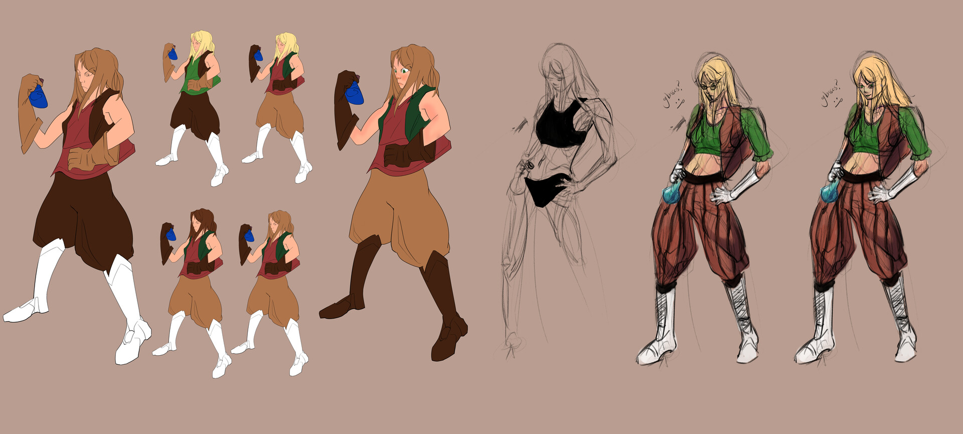 ArtStation - Ellie Character Development Skechdump