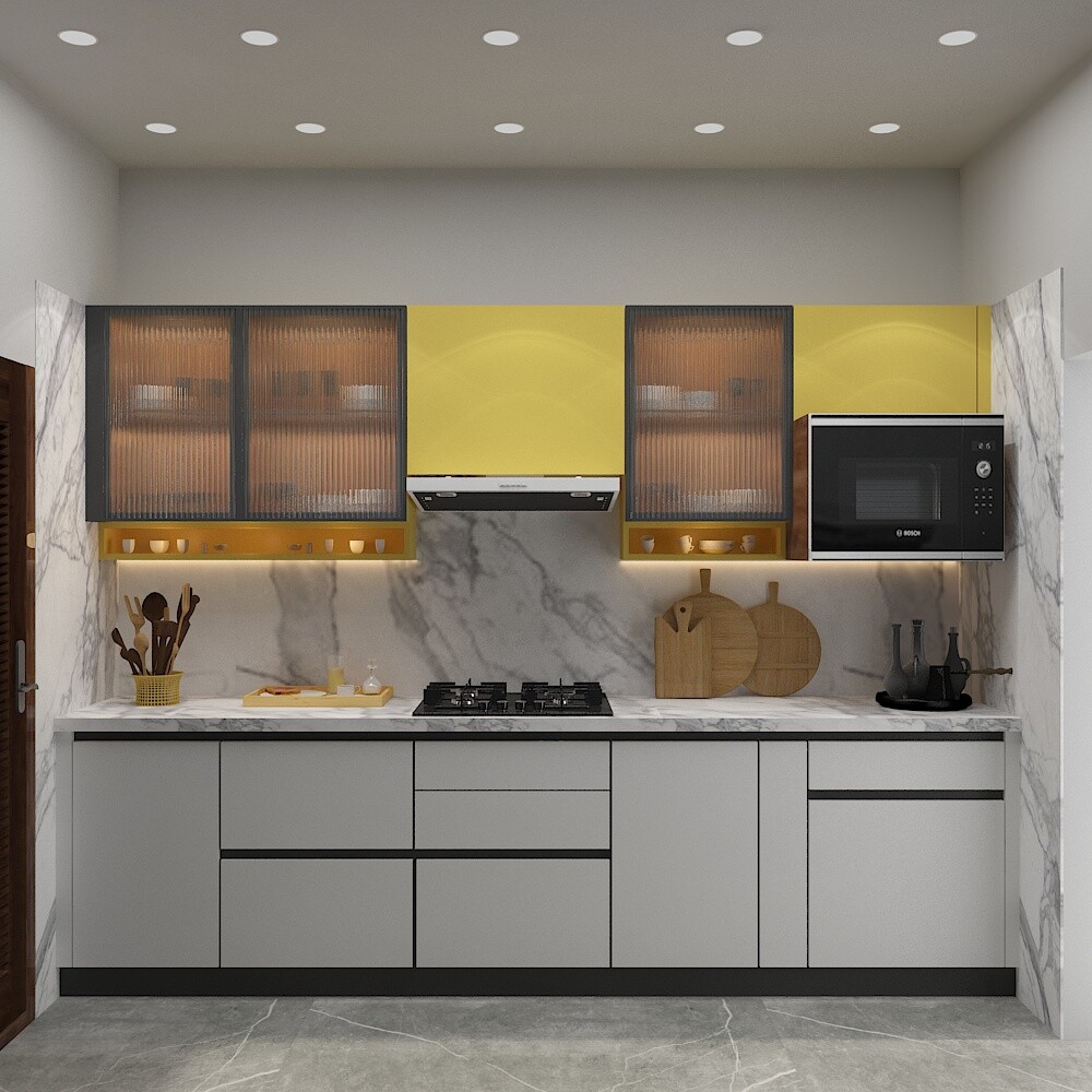 ArtStation - This is Straight Kitchen 3d in Matte Finish