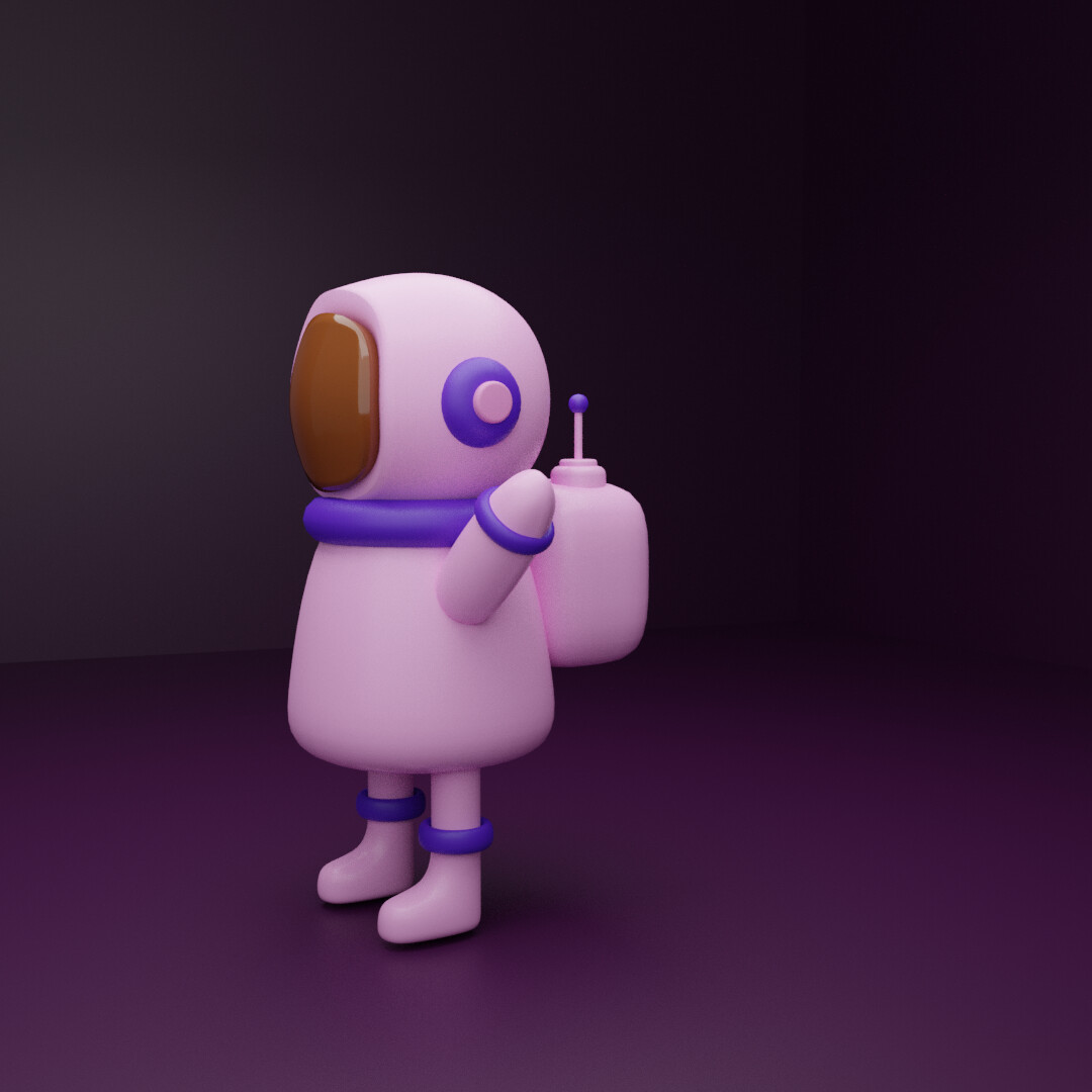 ArtStation - Low poly astronaut