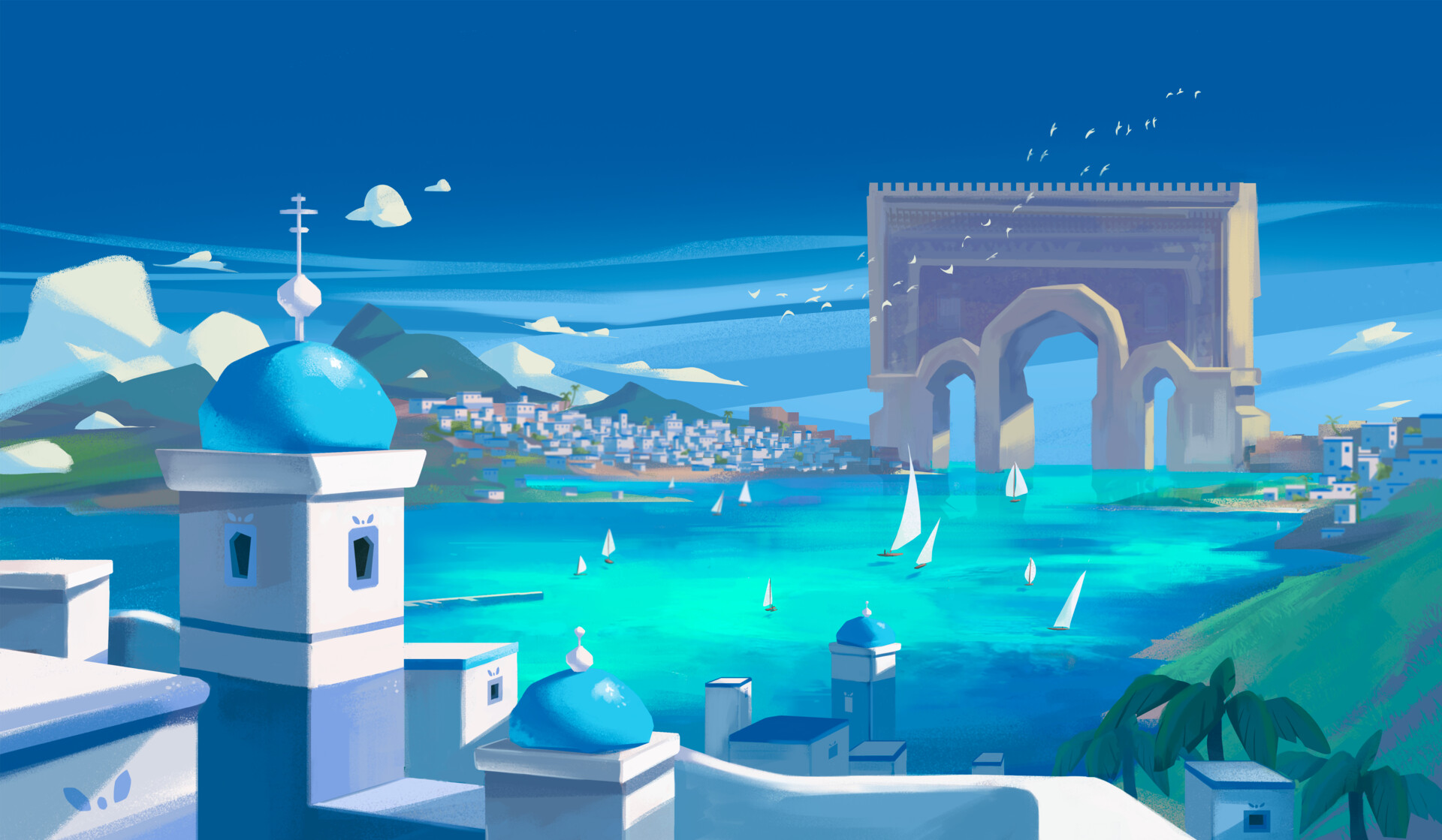 ArtStation - City Entrance