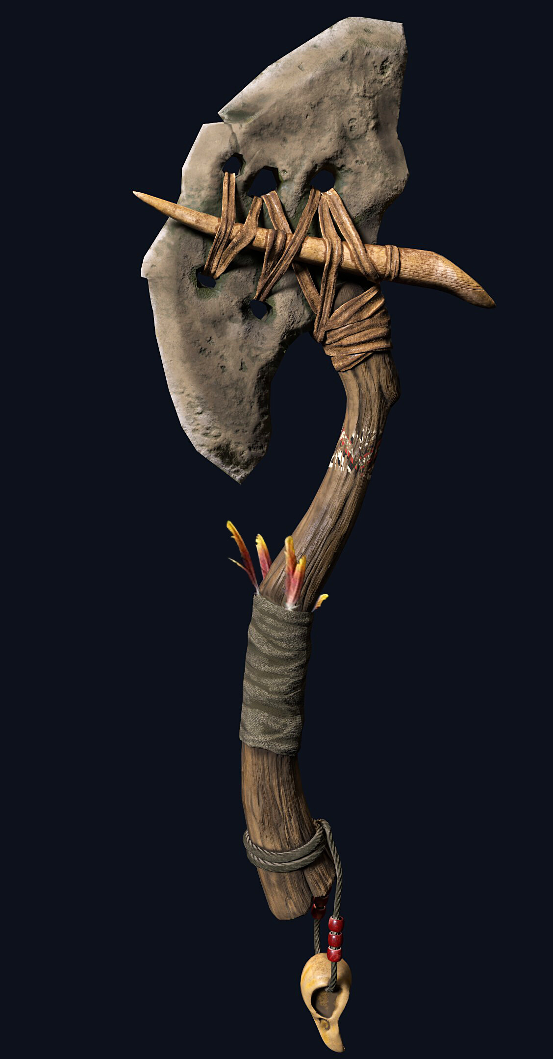 ArtStation - OLD TRIBAL AXE( CONCEPT BY Ernesto Barroso https://www ...