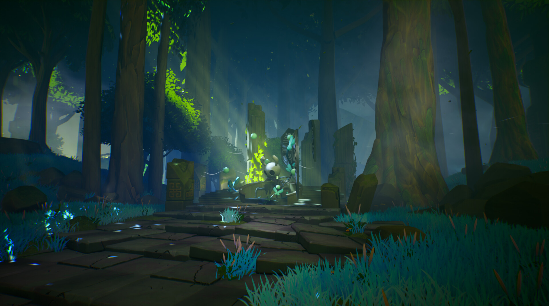 ArtStation - stylized forest