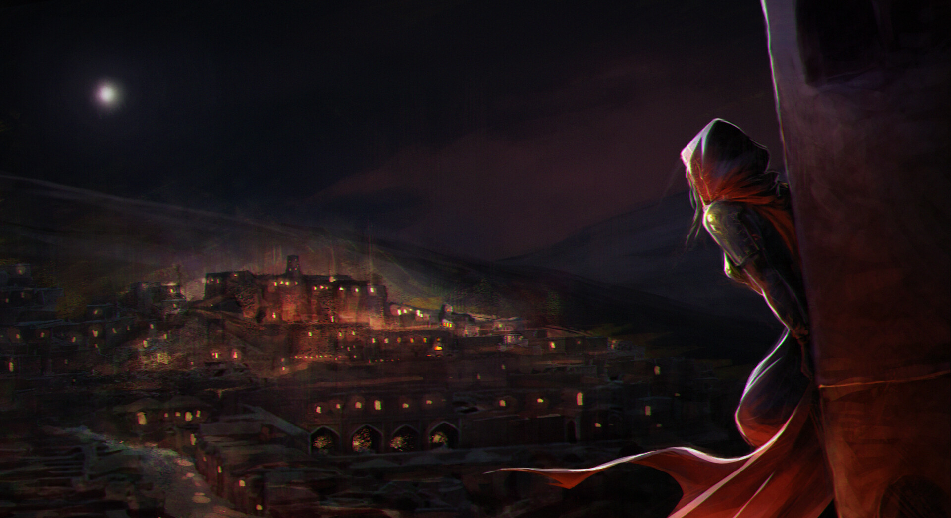 ArtStation - Rooftop Assassin