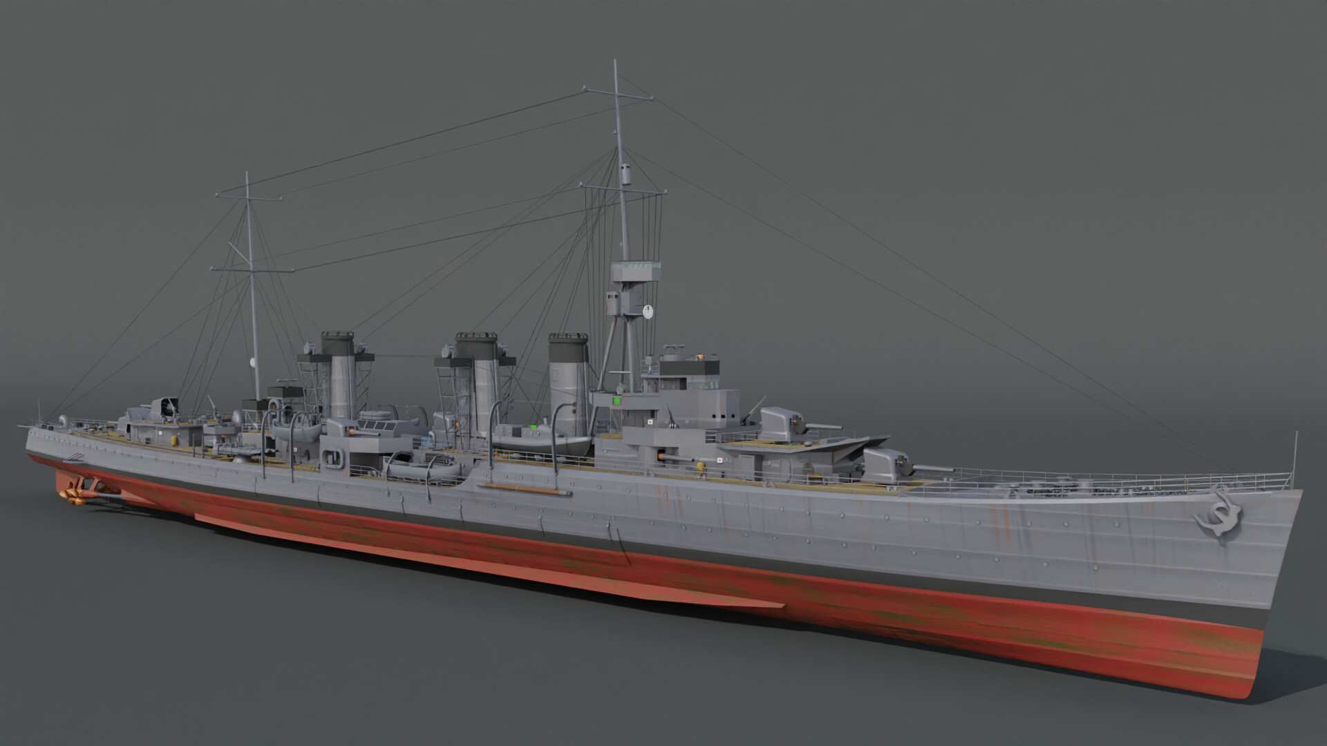 ArtStation - Maizono-class light cruiser