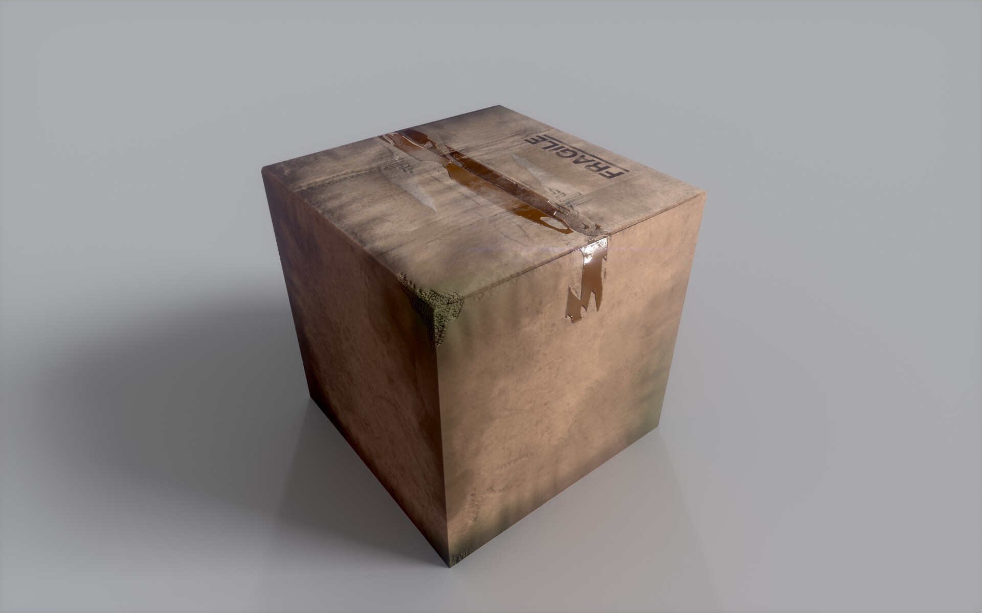 ArtStation - Cardboard Box - Interrogation Room