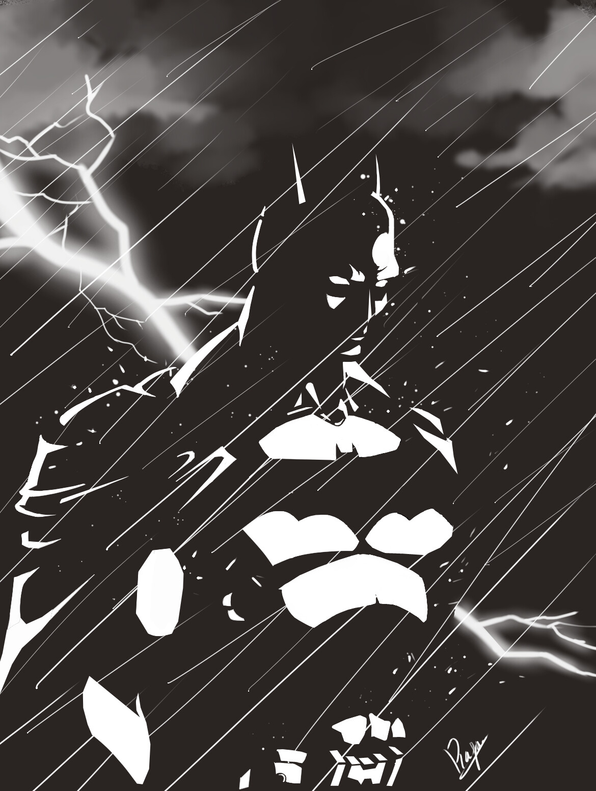 ArtStation - Batman painting