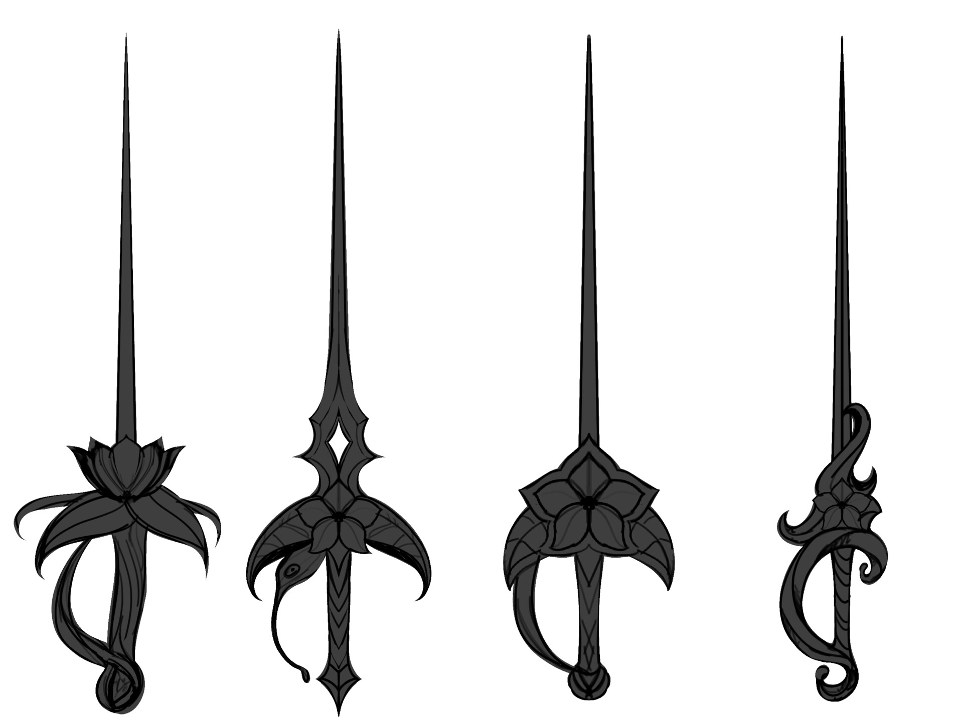 Athena Cannon - Sword Concept - Process