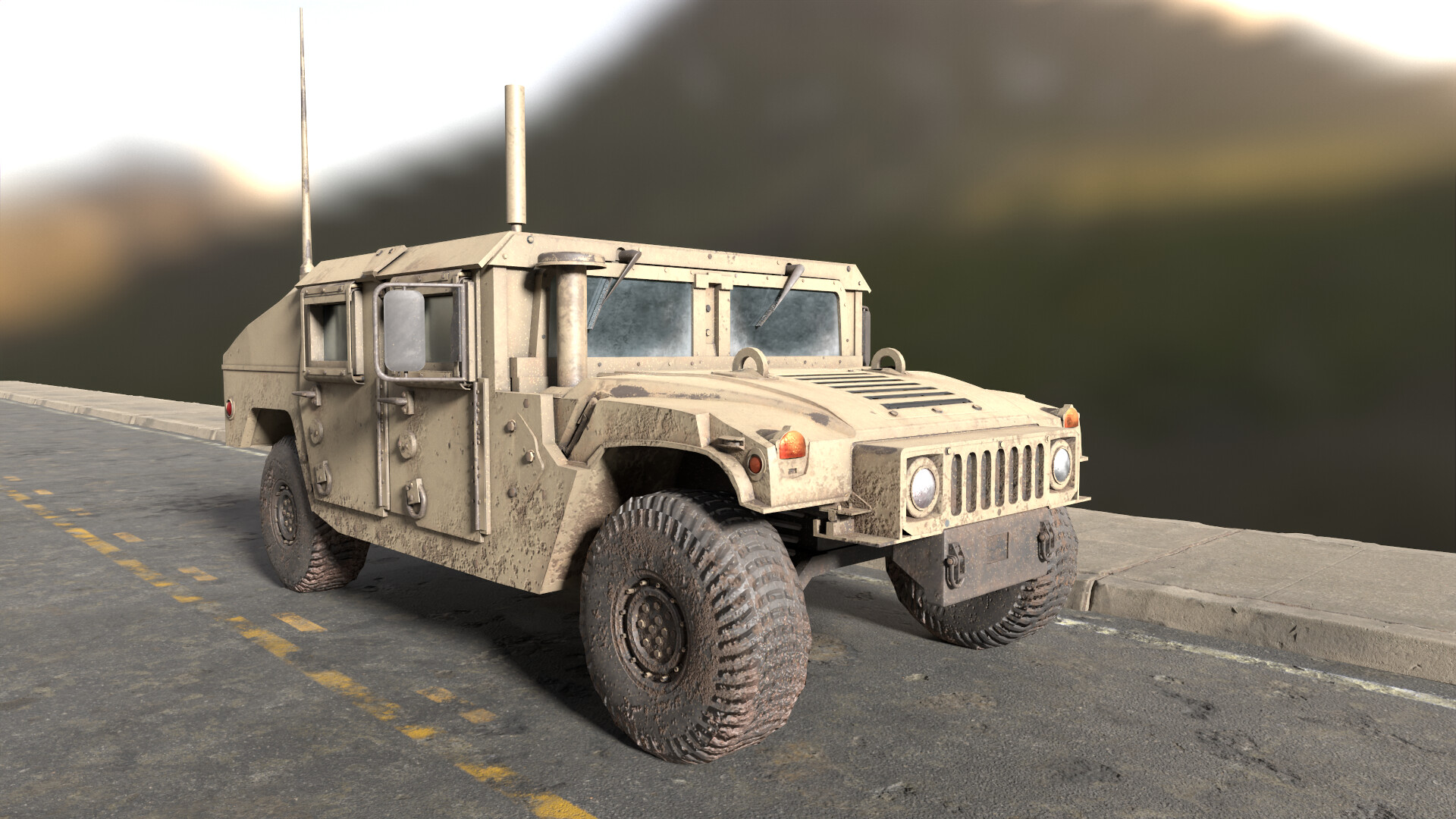 ArtStation - Military Humvee