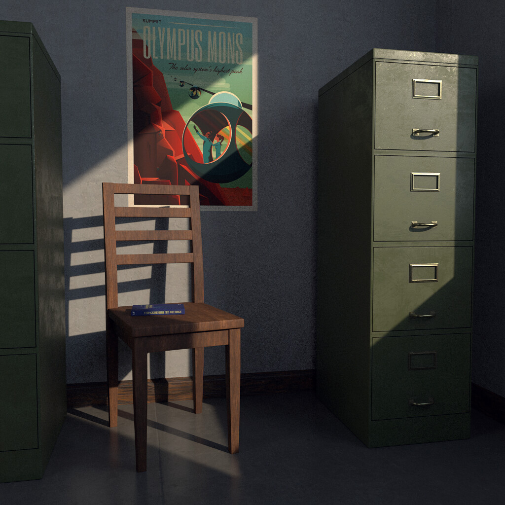 ArtStation - File Cabinet Prop with a Workshop Tutorial