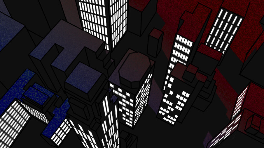 ArtStation - Batman-Style City Scape