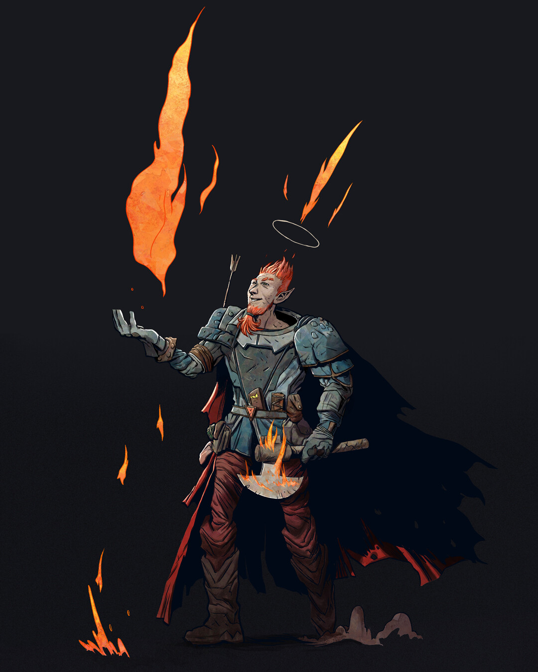 Simon Fletcher - Character Commissions - DnD character designs