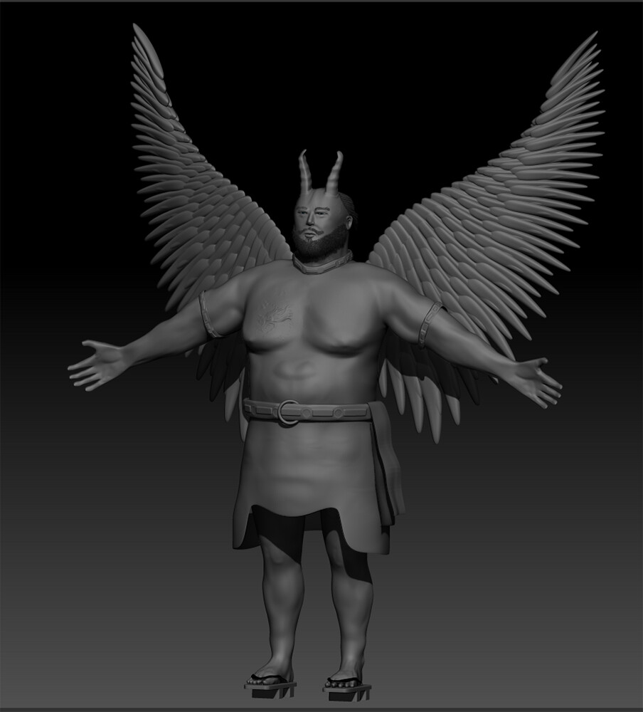 ArtStation - School Project (Monk design)