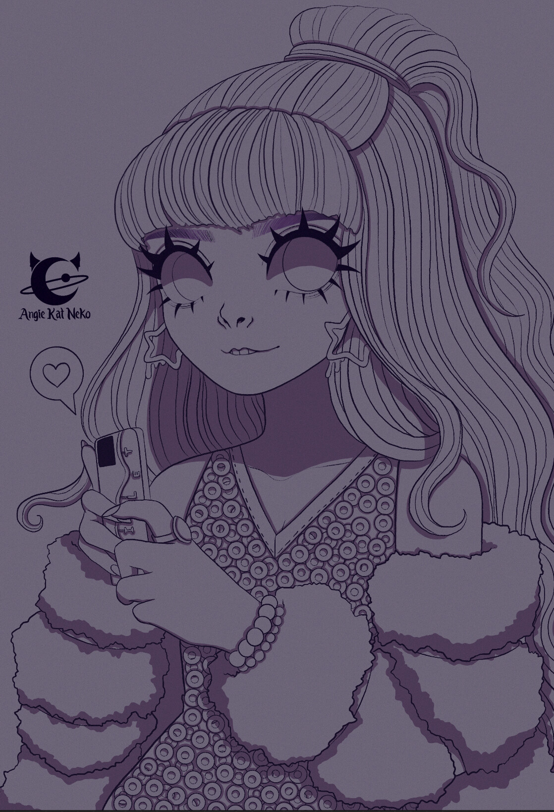 violet willow coloring pages