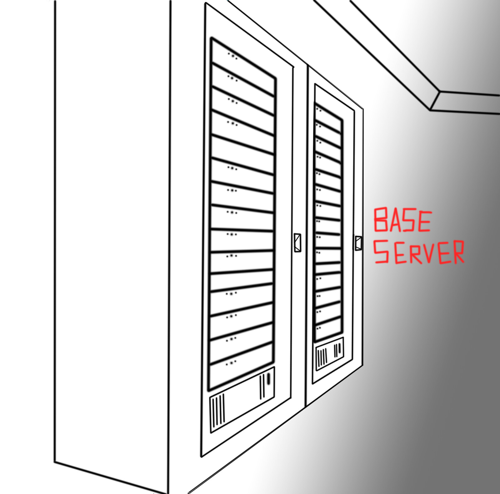 guillaume godon - School Project (Hitman server room)