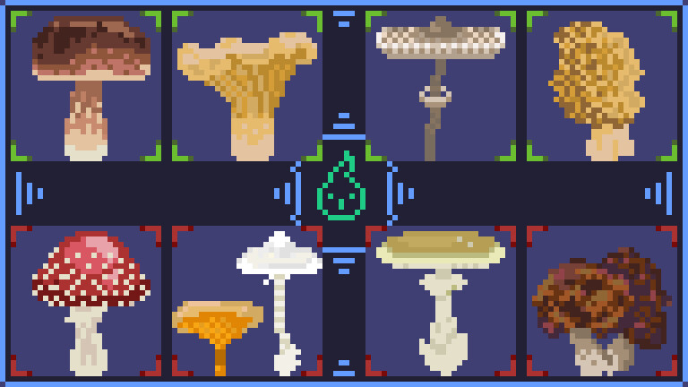 ArtStation - Fungi 30x30 px