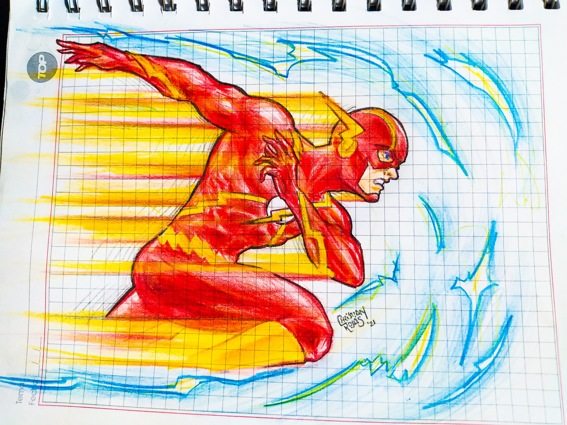 ArtStation - FLASH (Color pencils)
