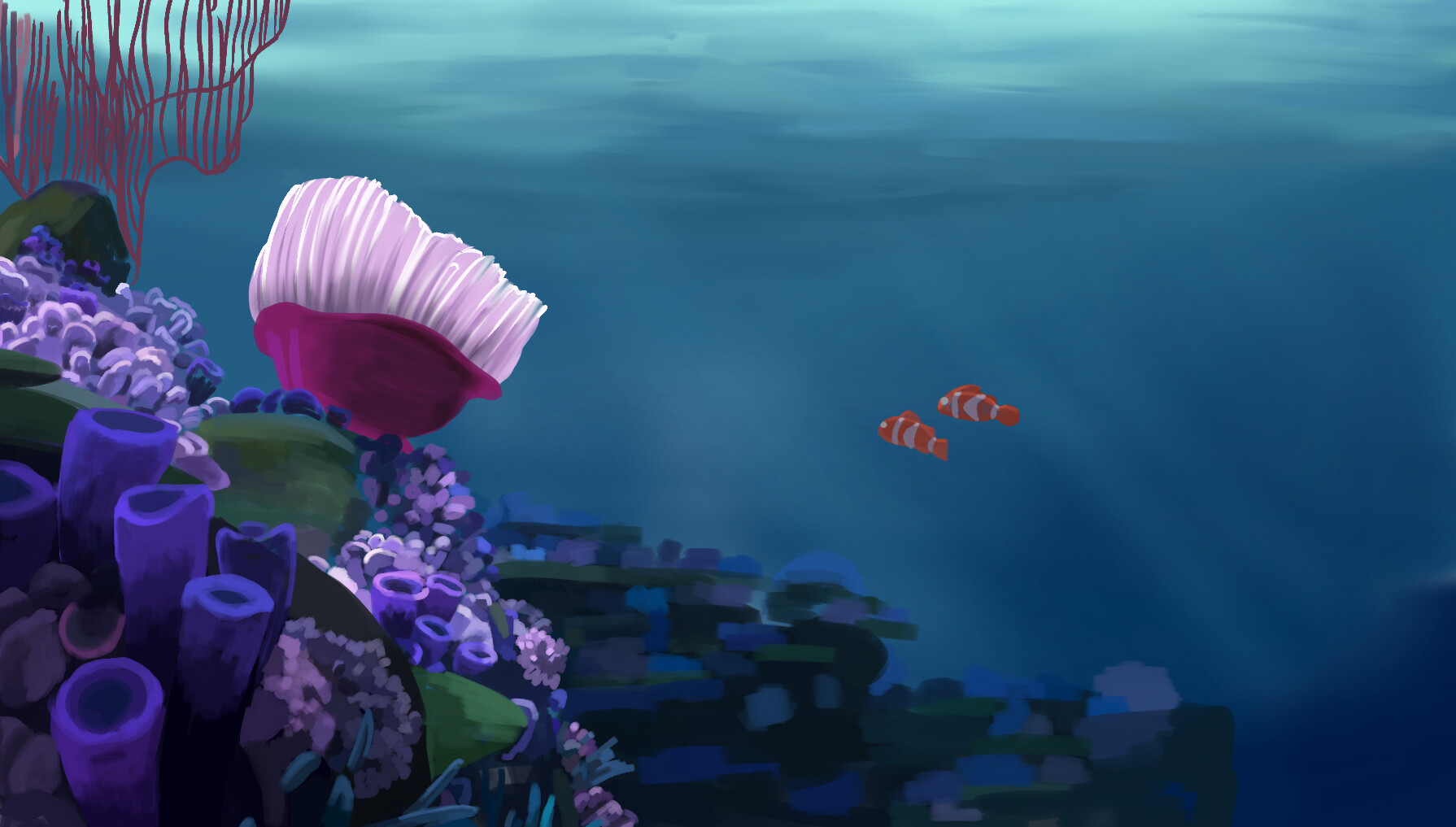 ArtStation - Color Study - Finding Nemo