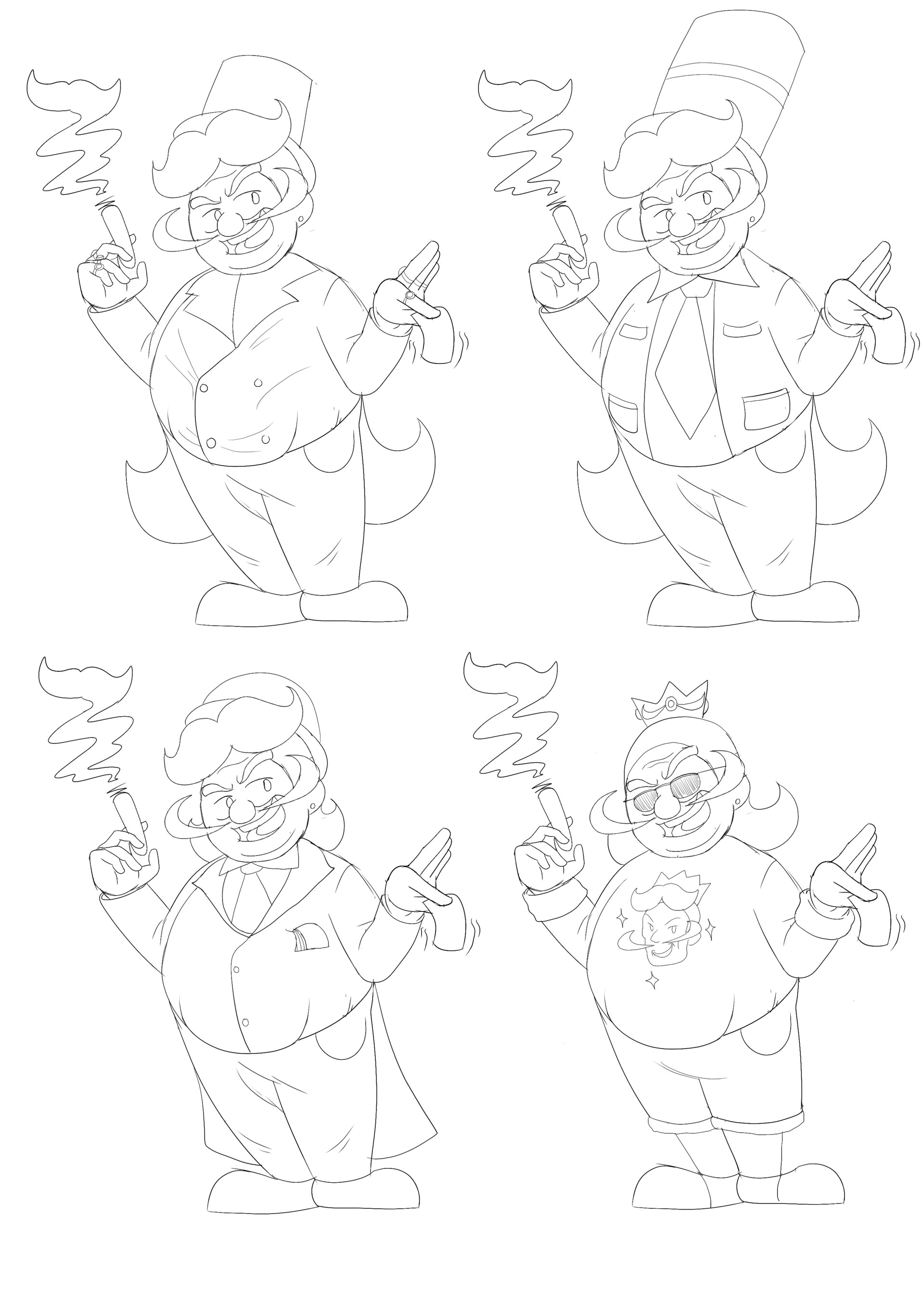 Cameron Hooper - Character Design Project 1: Shinra Executive