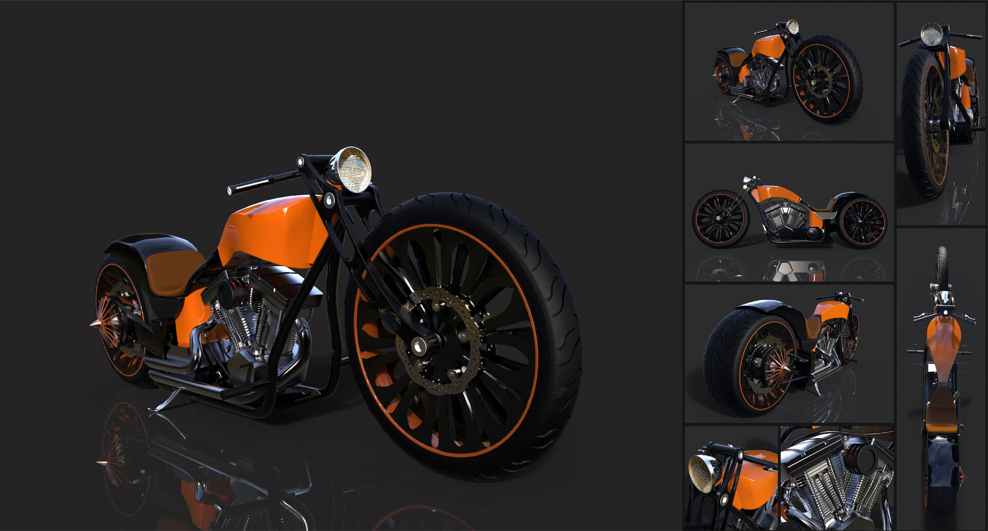 ArtStation - Custom Motorcycle Concept