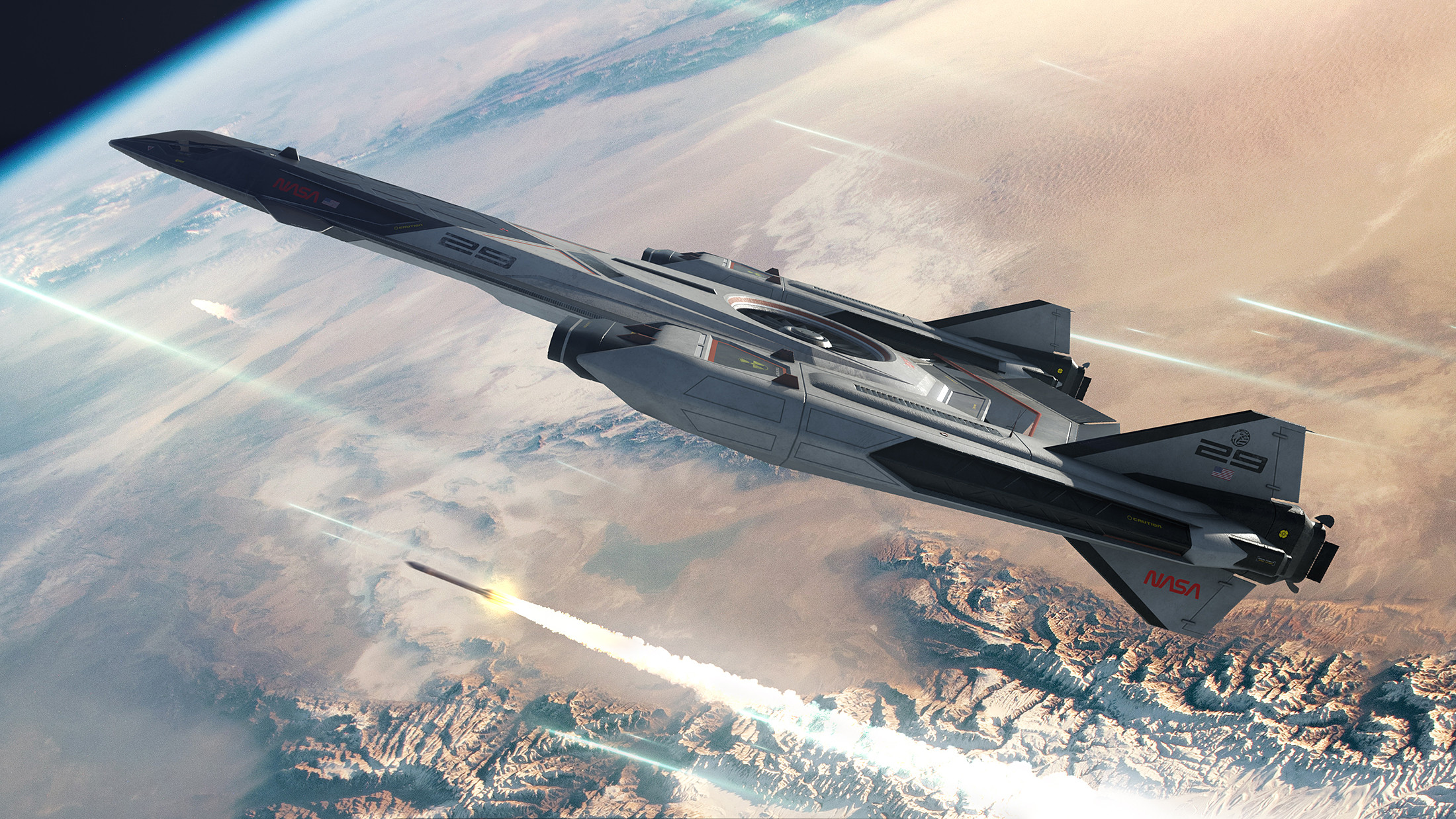 spaceship conceptart