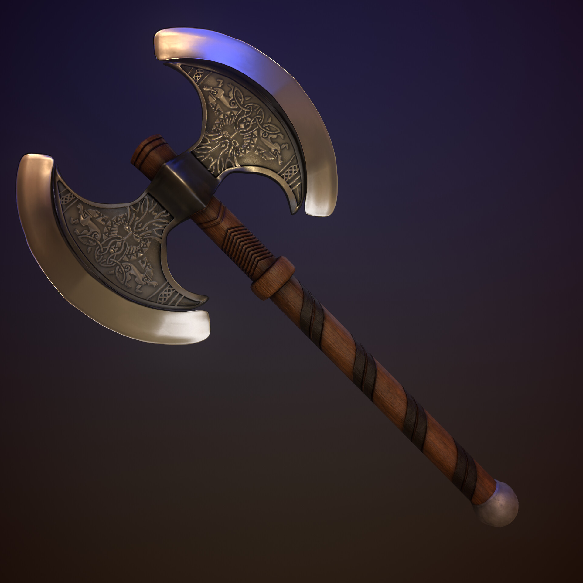 ArtStation - The Viking Double AXE