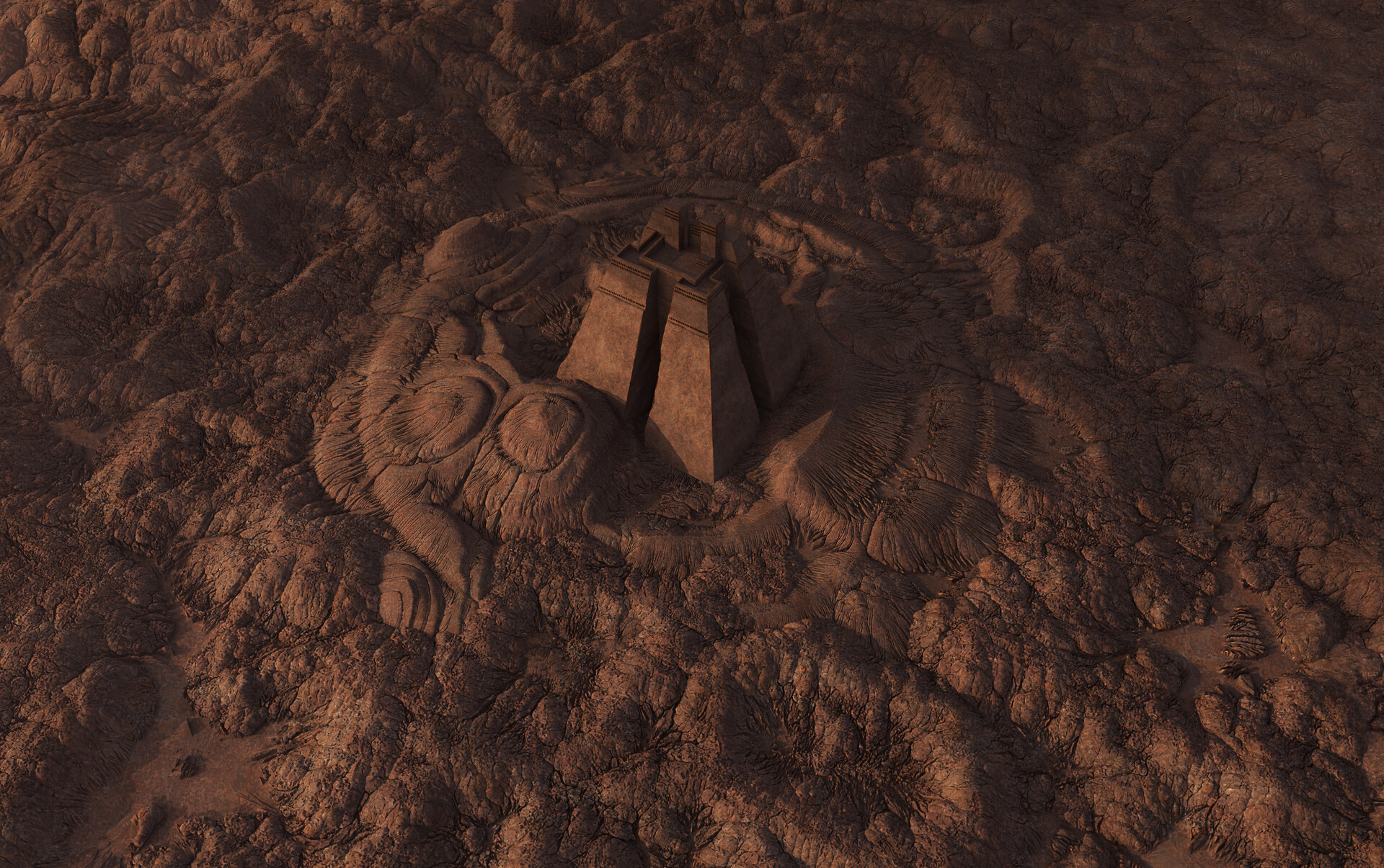 ArtStation - Alien Rocky monument