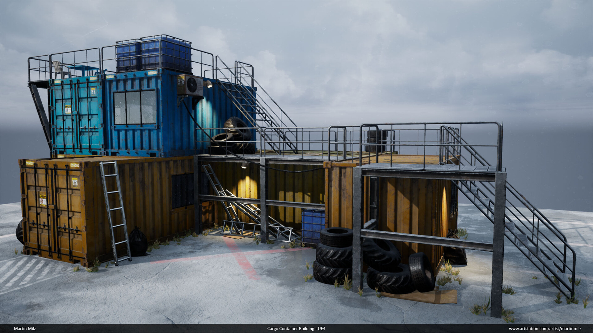 Martin Milz - Cargo Container Buildings - UE4