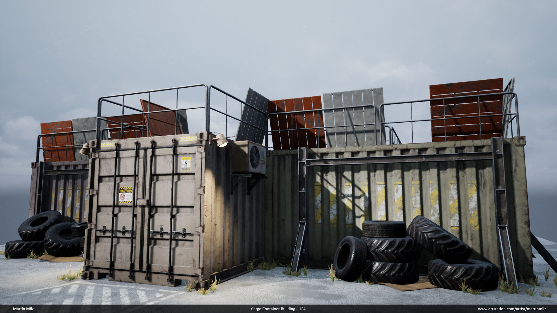 Martin Milz - Cargo Container Buildings - UE4