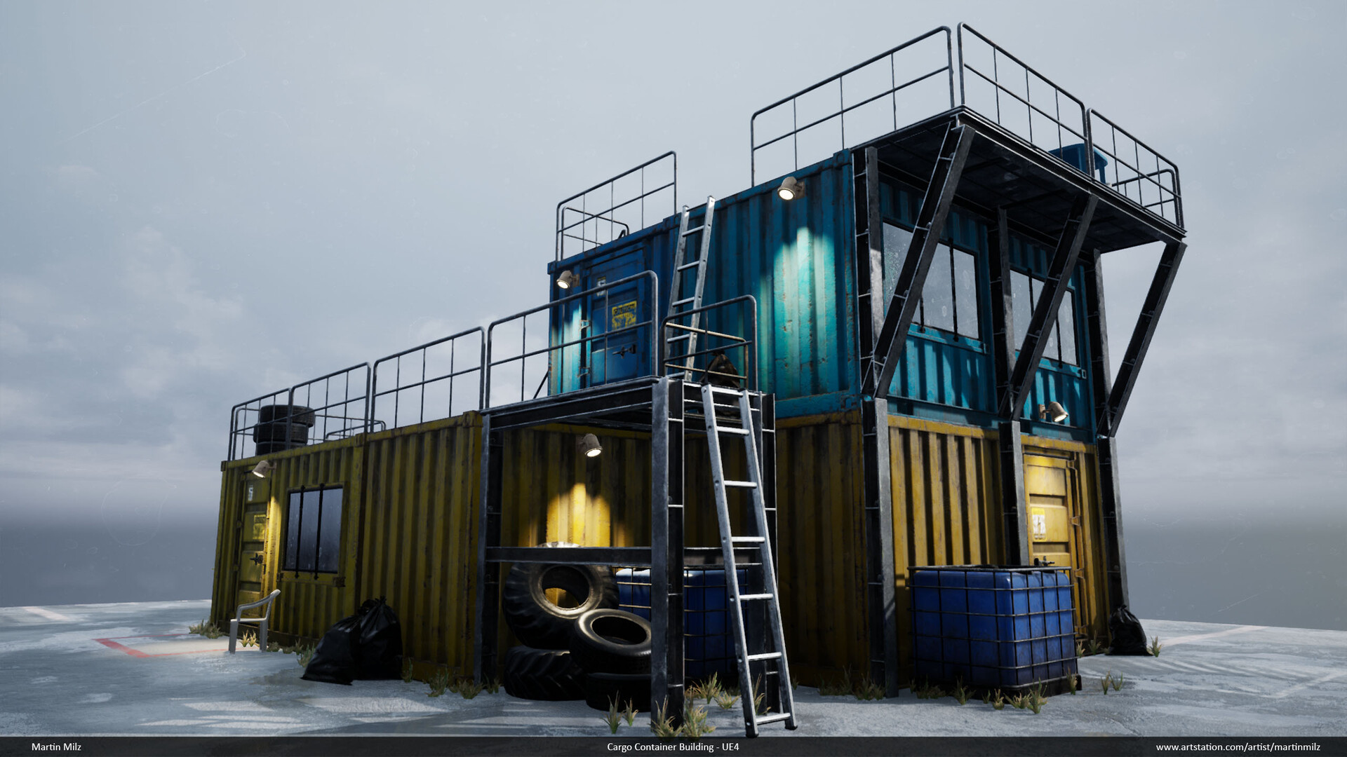 Martin Milz - Cargo Container Buildings - UE4