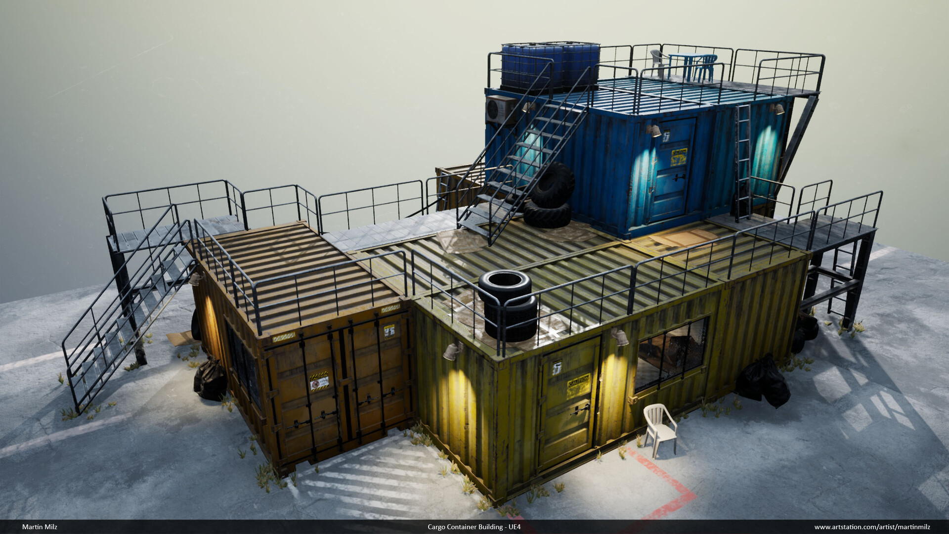 Martin Milz - Cargo Container Buildings - UE4
