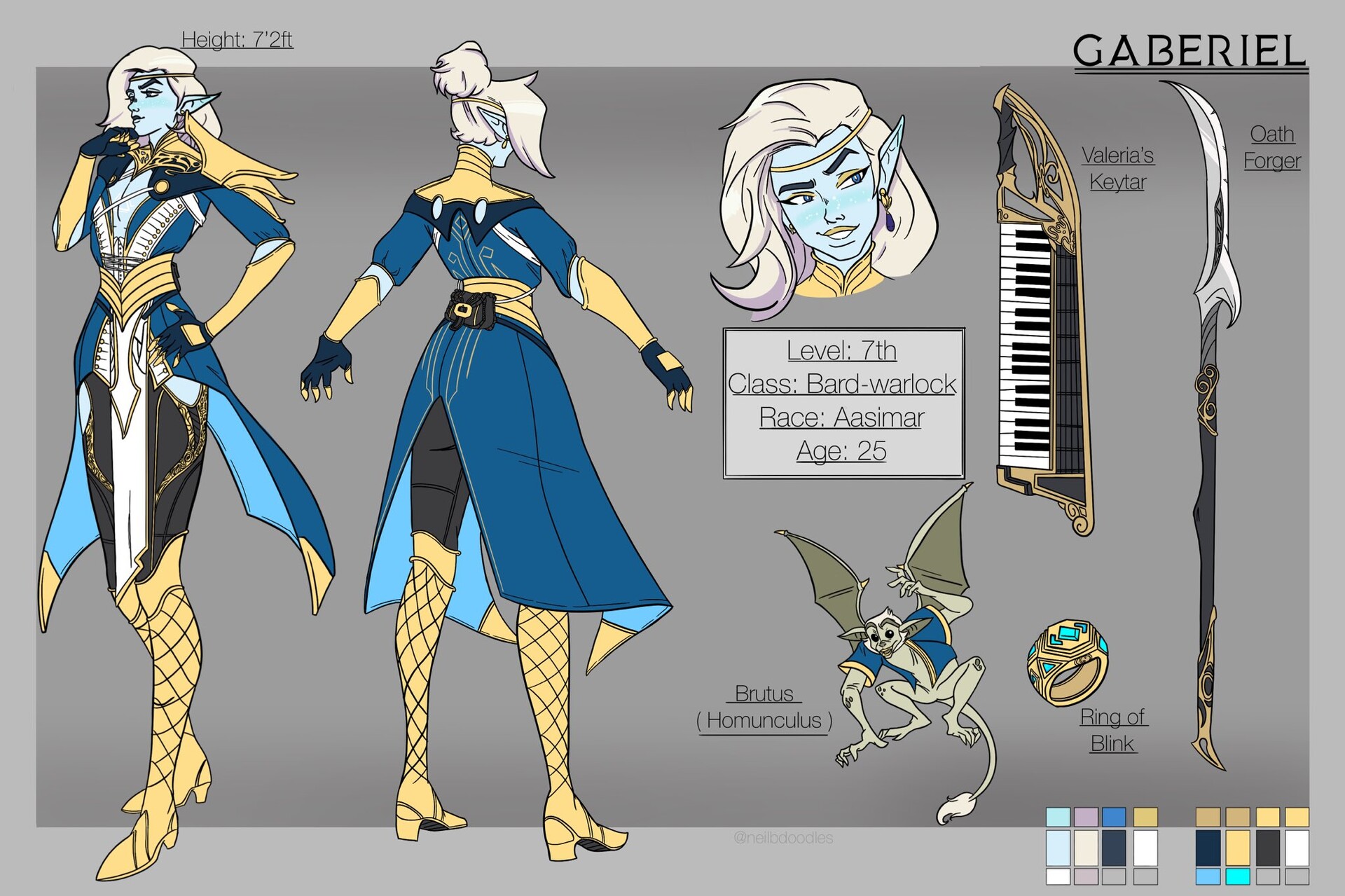 ArtStation - Gaberiel character development