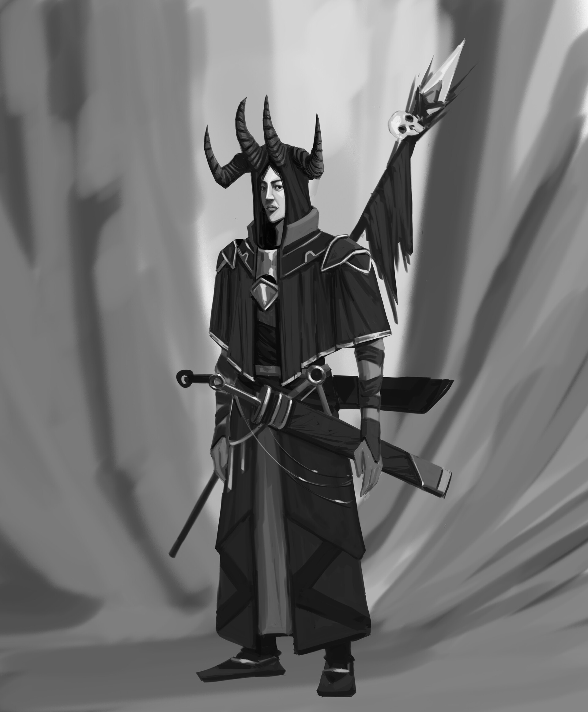 ArtStation - Demon warrior