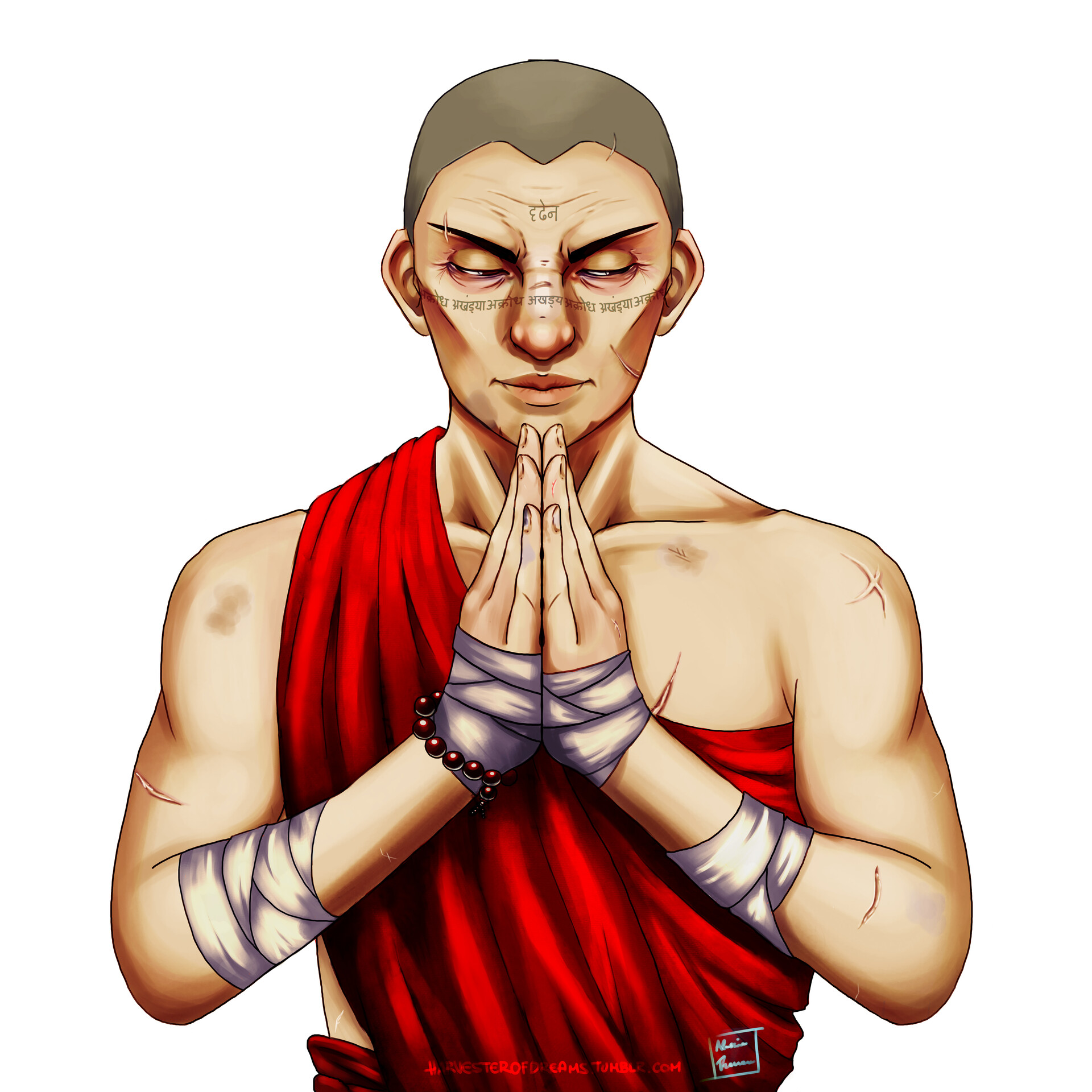 ArtStation - Wanderer Monk - Journey into the Beyond