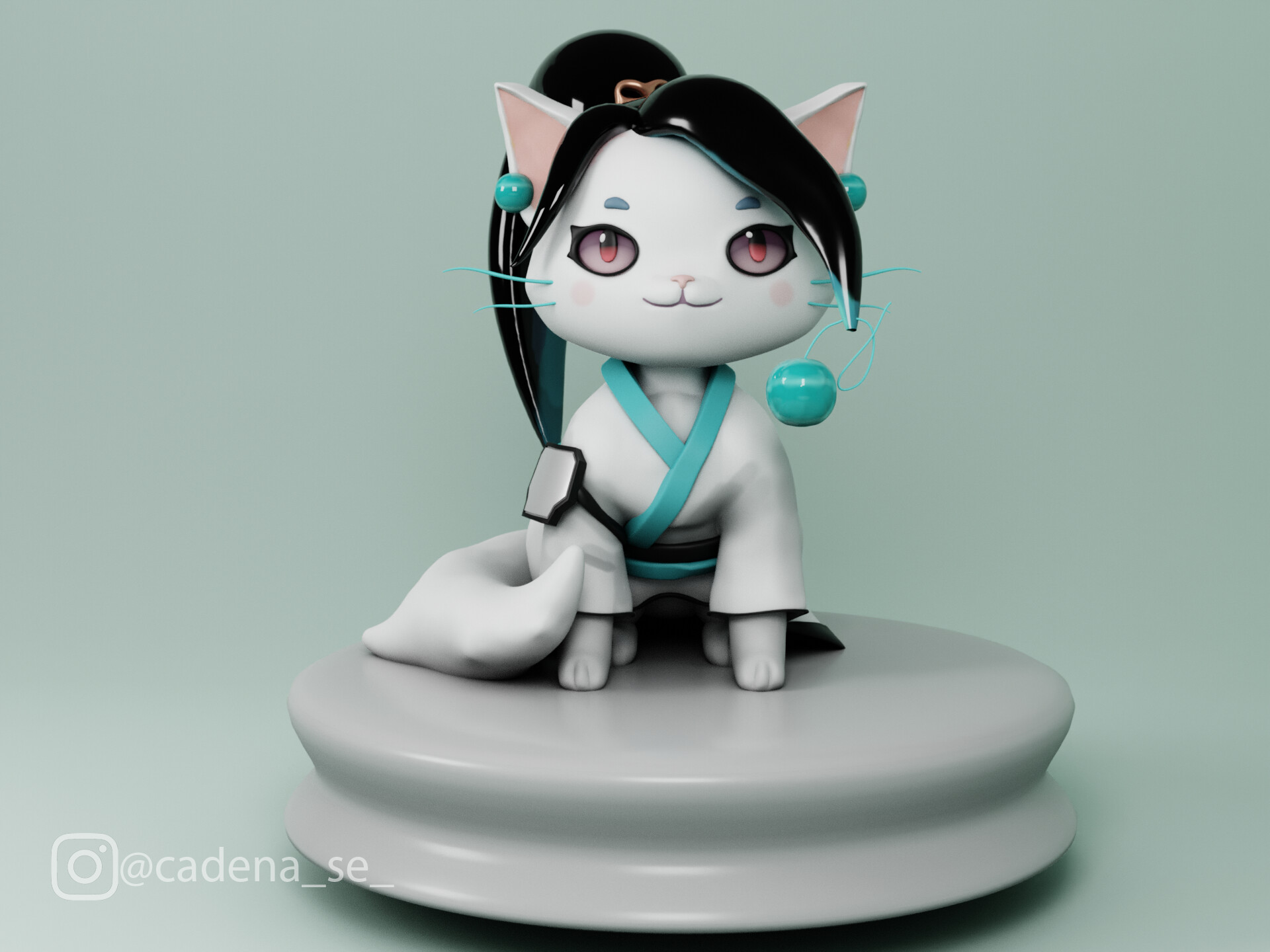 ArtStation - Kitty Sage 3D Model