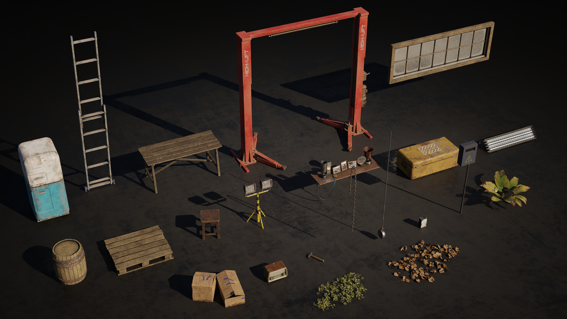 ArtStation - Props for garage