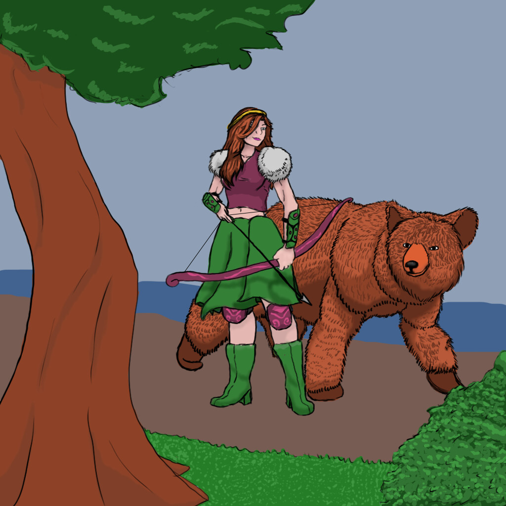 ArtStation - Hunter&Bear