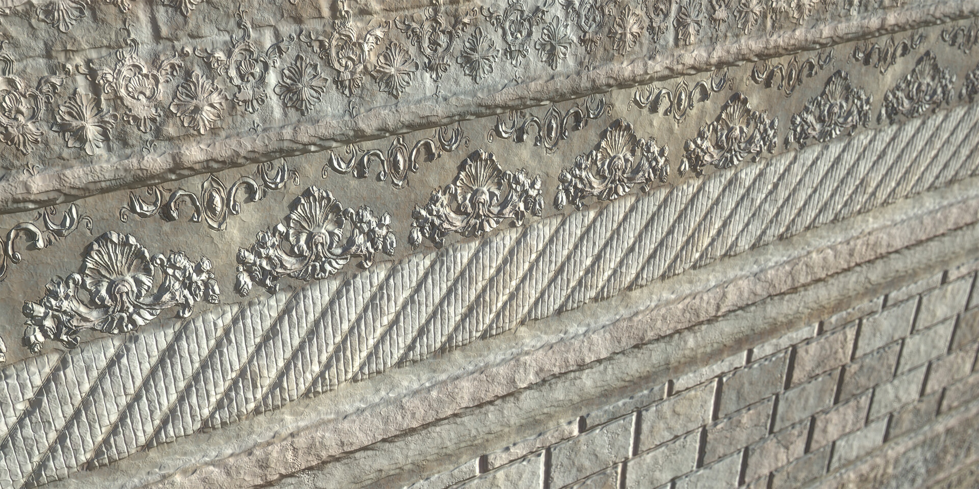 ArtStation - Detailed Stone Wall