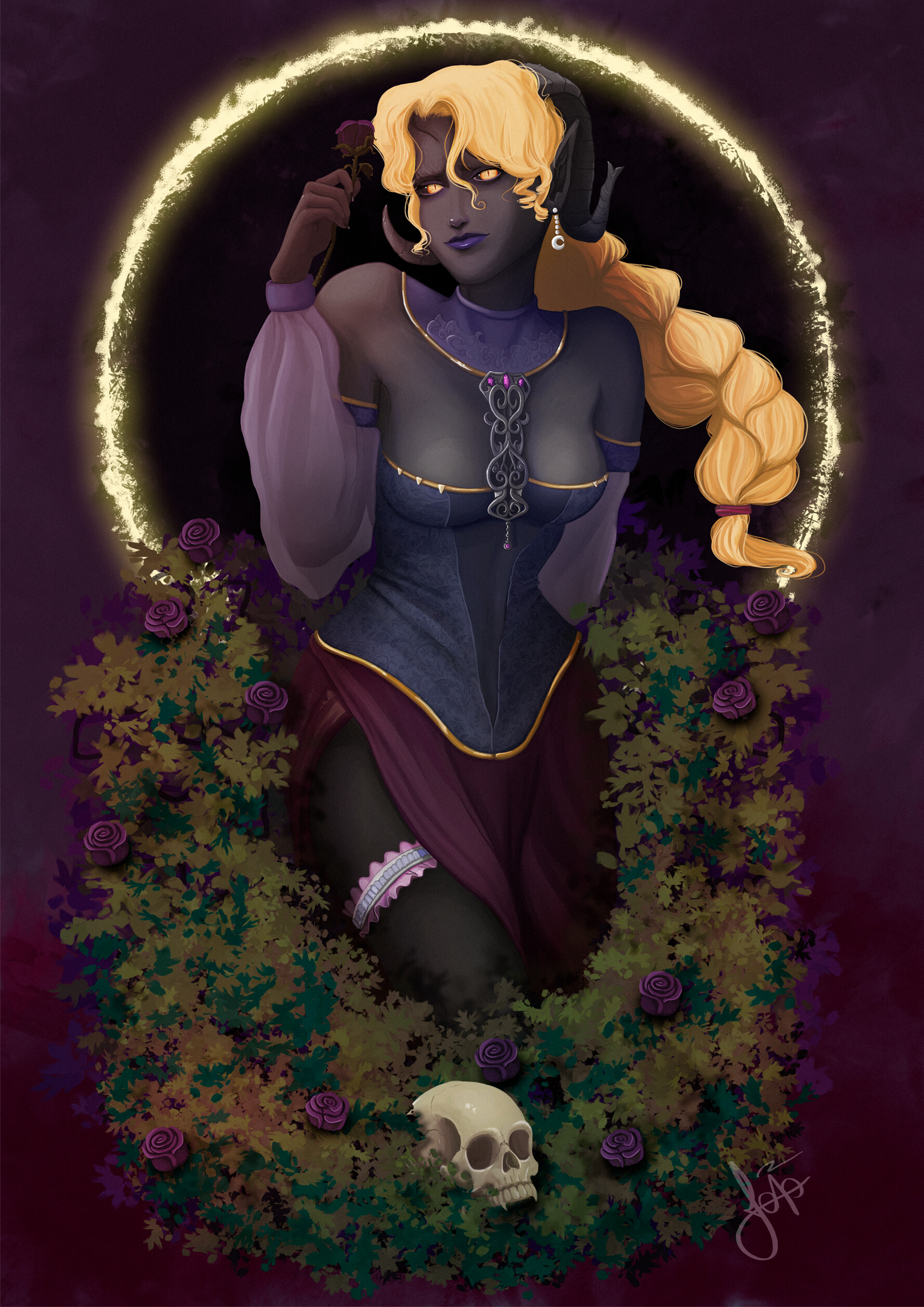 ArtStation - Sorath, the Warlock Tiefling