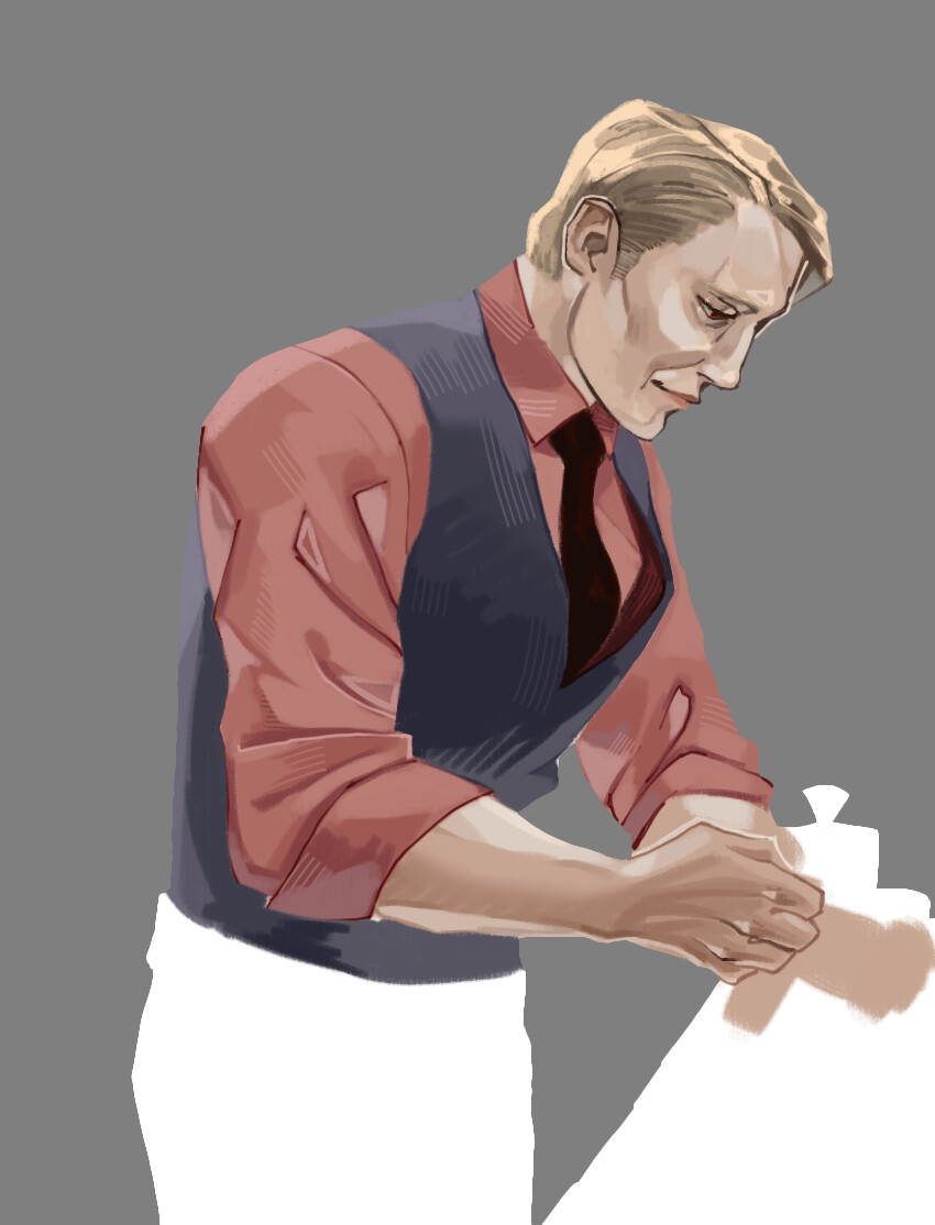 ArtStation - Unfinished Hannibal fanart